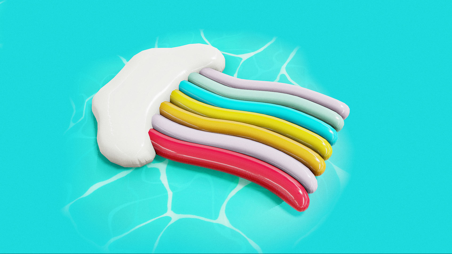 3D model Inflatable Pool Floats PACK II VR / AR / low-poly | CGTrader