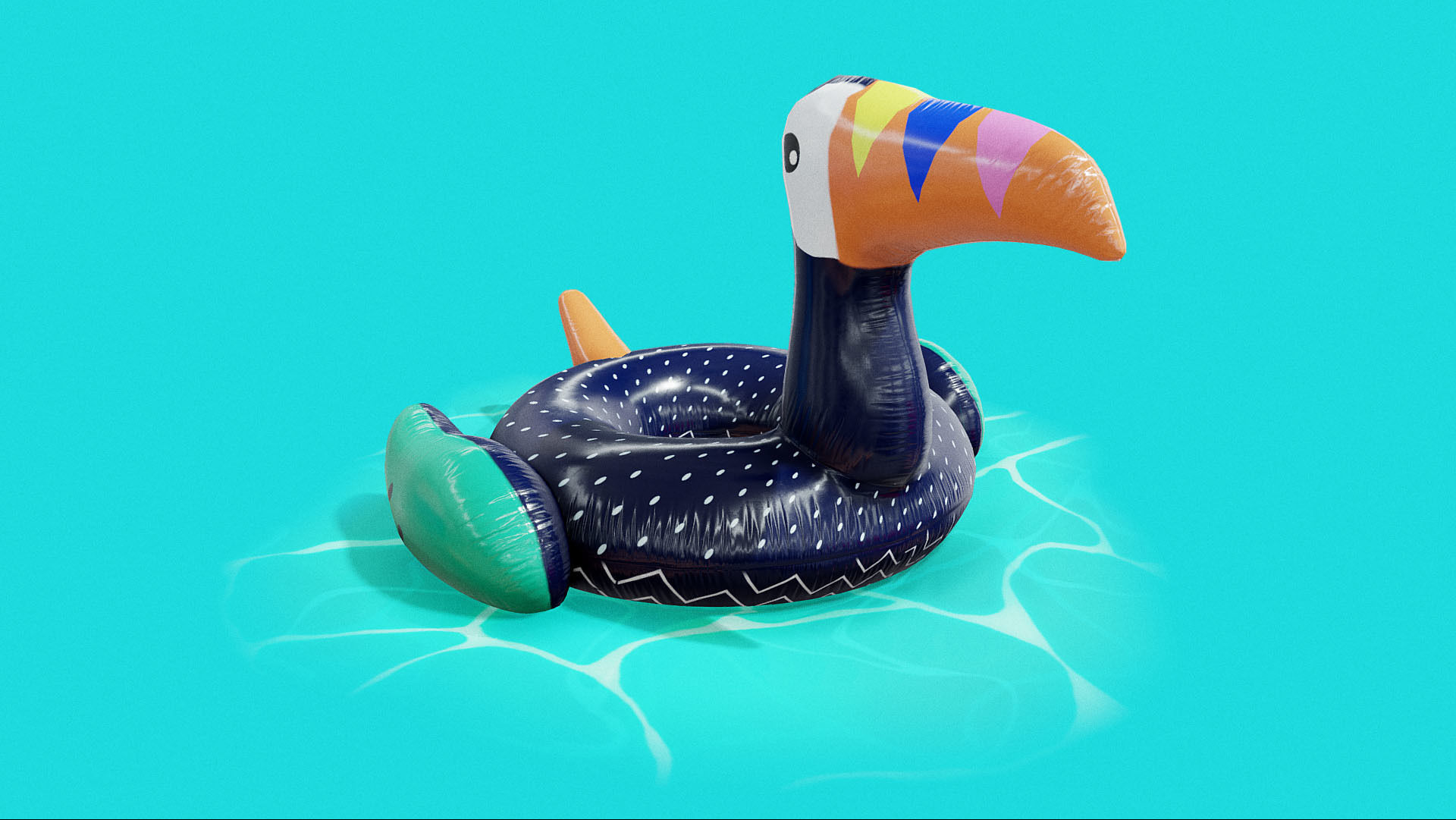 3D model Inflatable Pool Floats PACK II VR / AR / low-poly | CGTrader