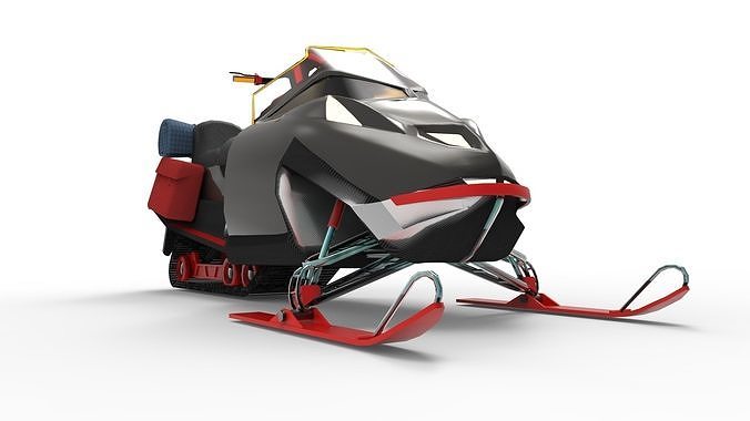 3D model Snowmobile VR / AR / low-poly | CGTrader