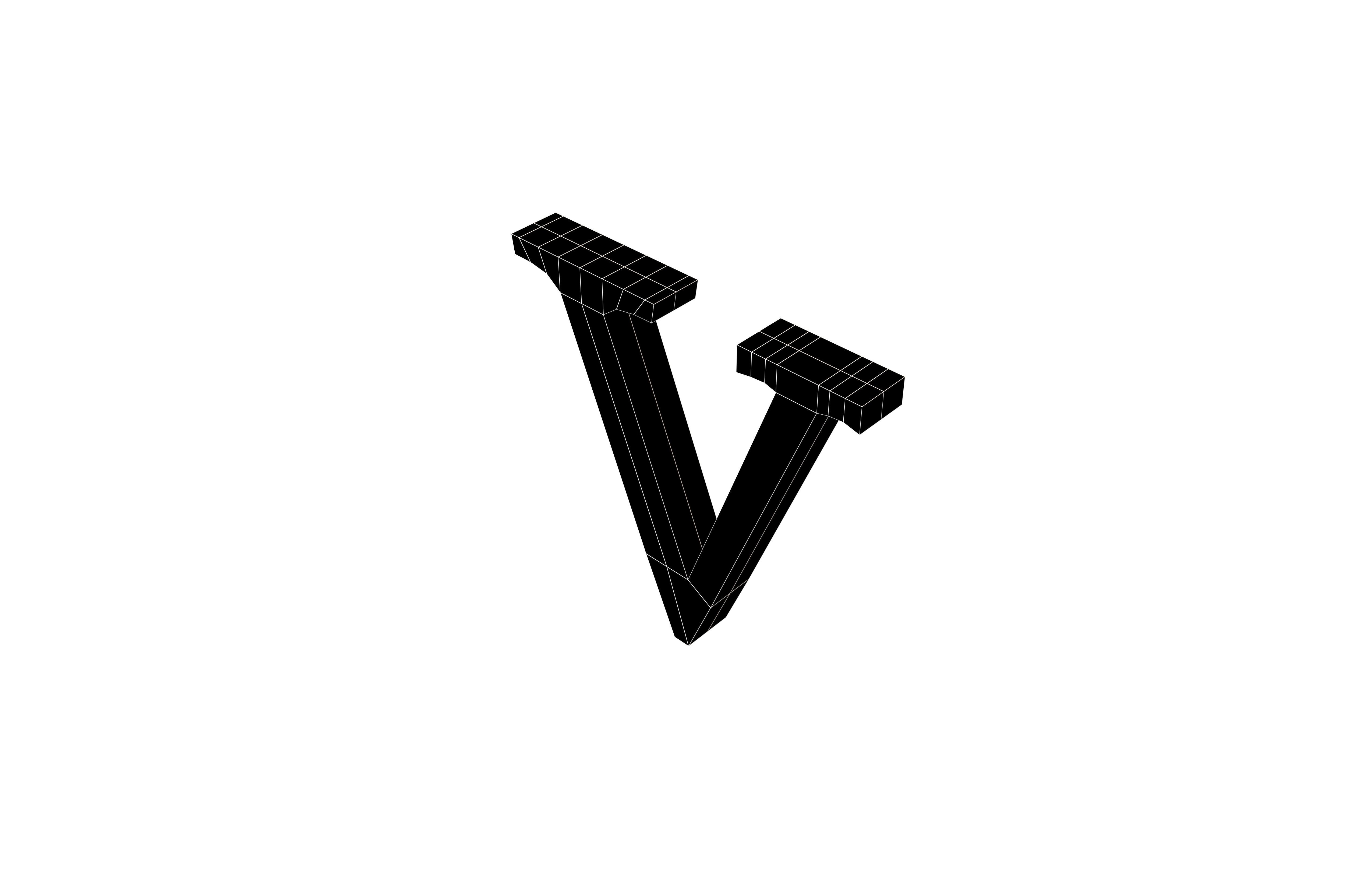 3D model Roman Numerals 5 v1 002 VR / AR / low-poly | CGTrader