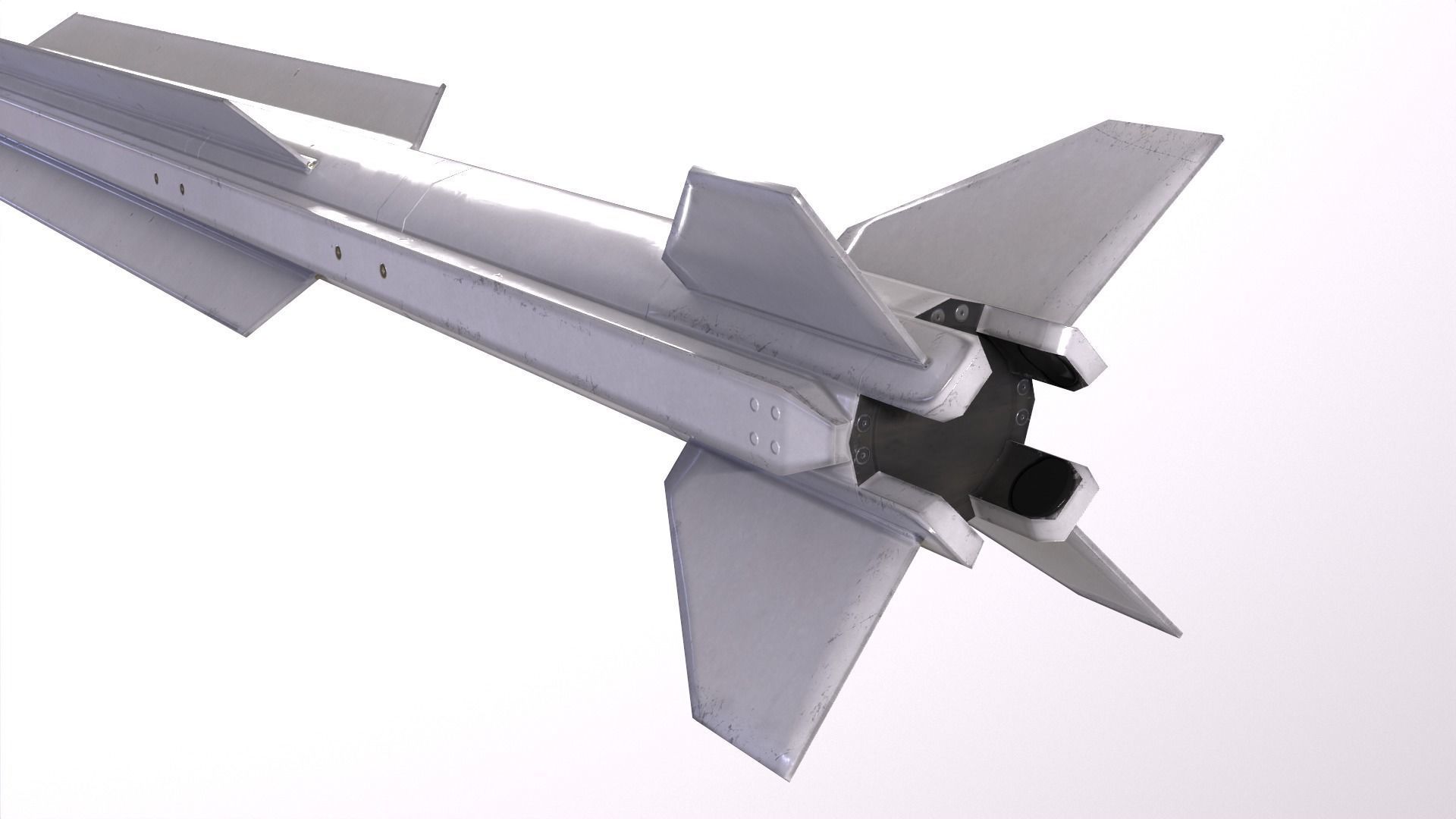 3D model AAM-5 air-to-air missile VR / AR / low-poly | CGTrader