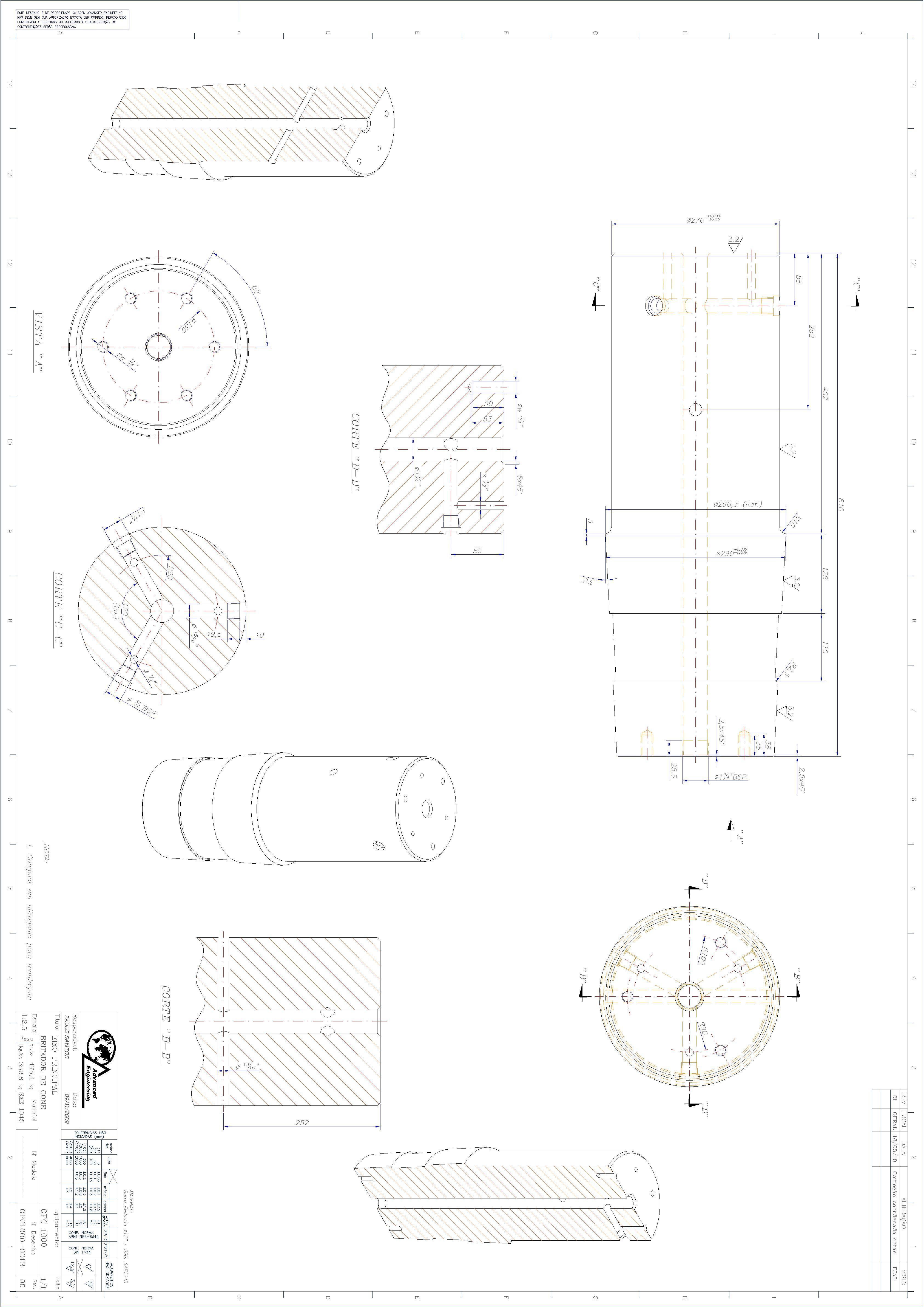 OC 1000 CONE CRUSHER TECHNICAL DRAWINGS 3D model | CGTrader