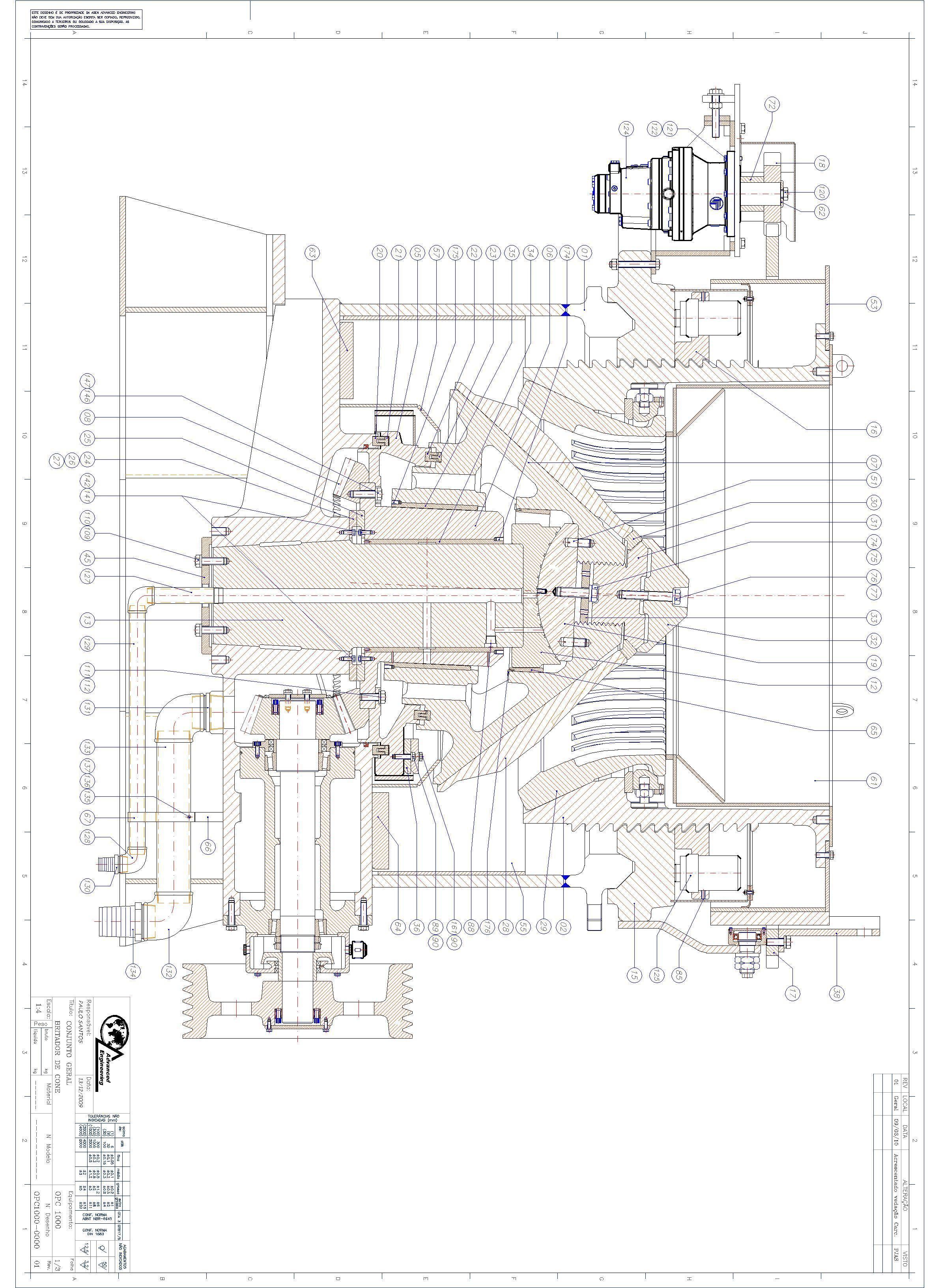 OC 1000 CONE CRUSHER TECHNICAL DRAWINGS 3D model | CGTrader