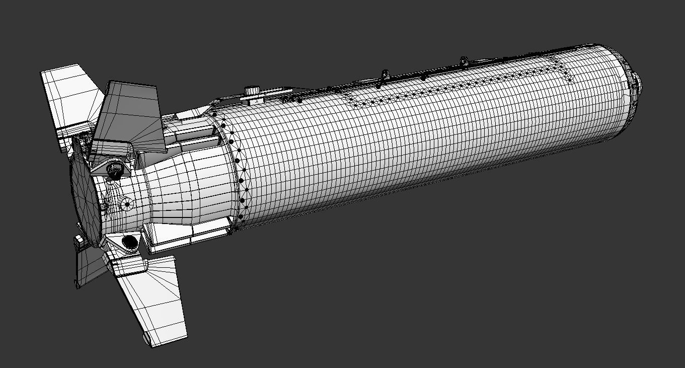CBU-103 Combined Effects Munition 3D model | CGTrader