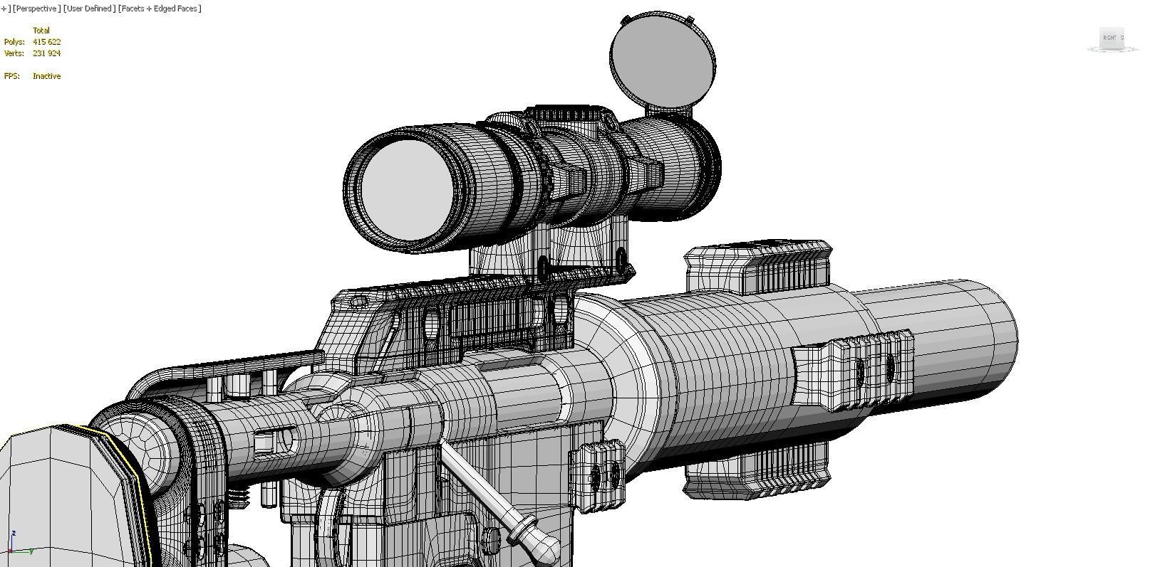 Sniper rifle McMillan CS5 3D model | CGTrader