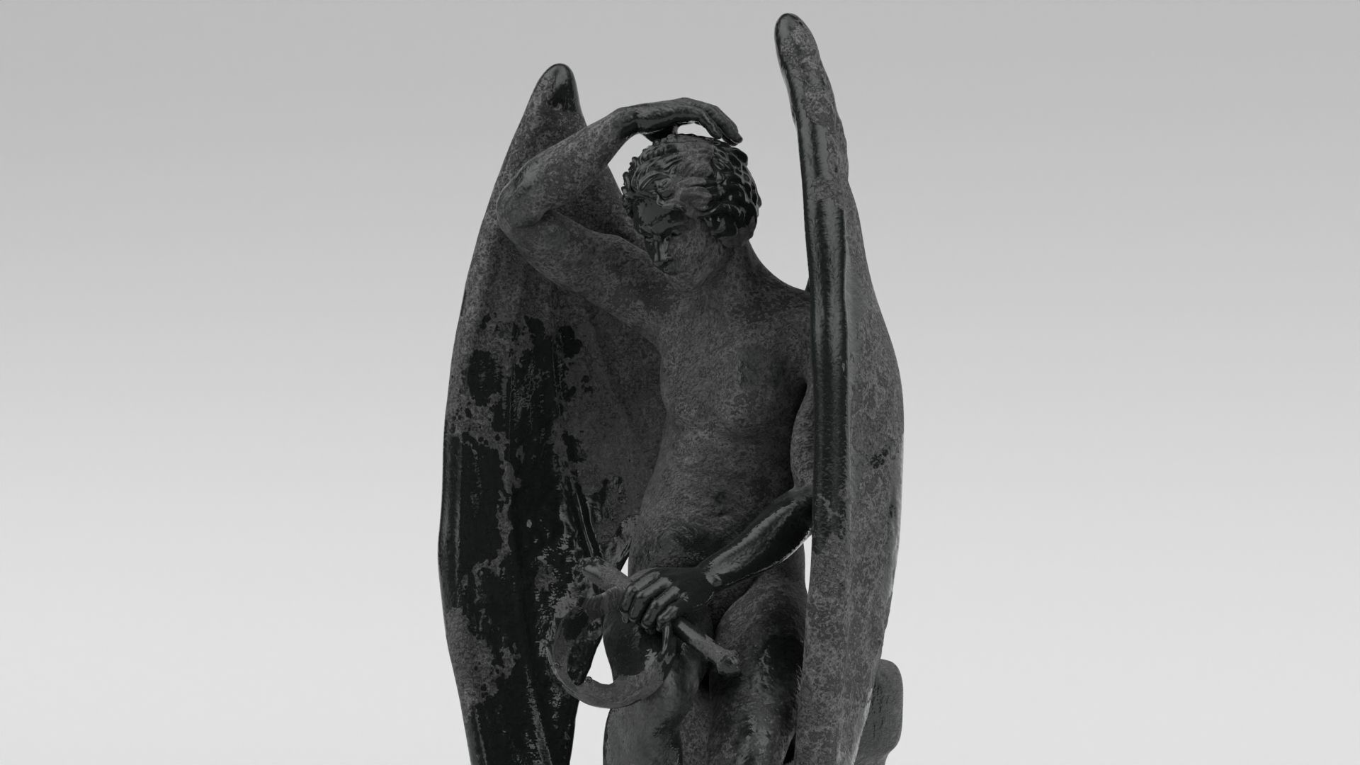 Lucifer Statue 3D model | CGTrader