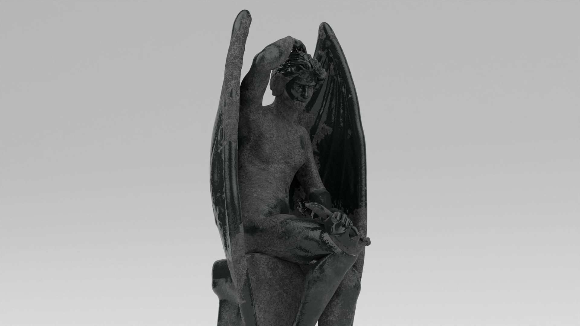 Lucifer Statue 3D model | CGTrader