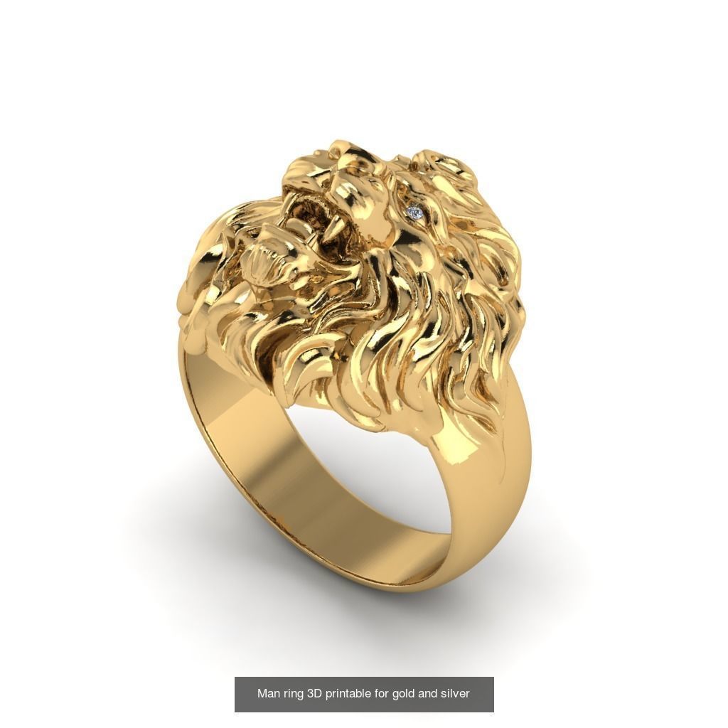 Man 3d Ring Jewellery Models collection 30 pieces | CGTrader
