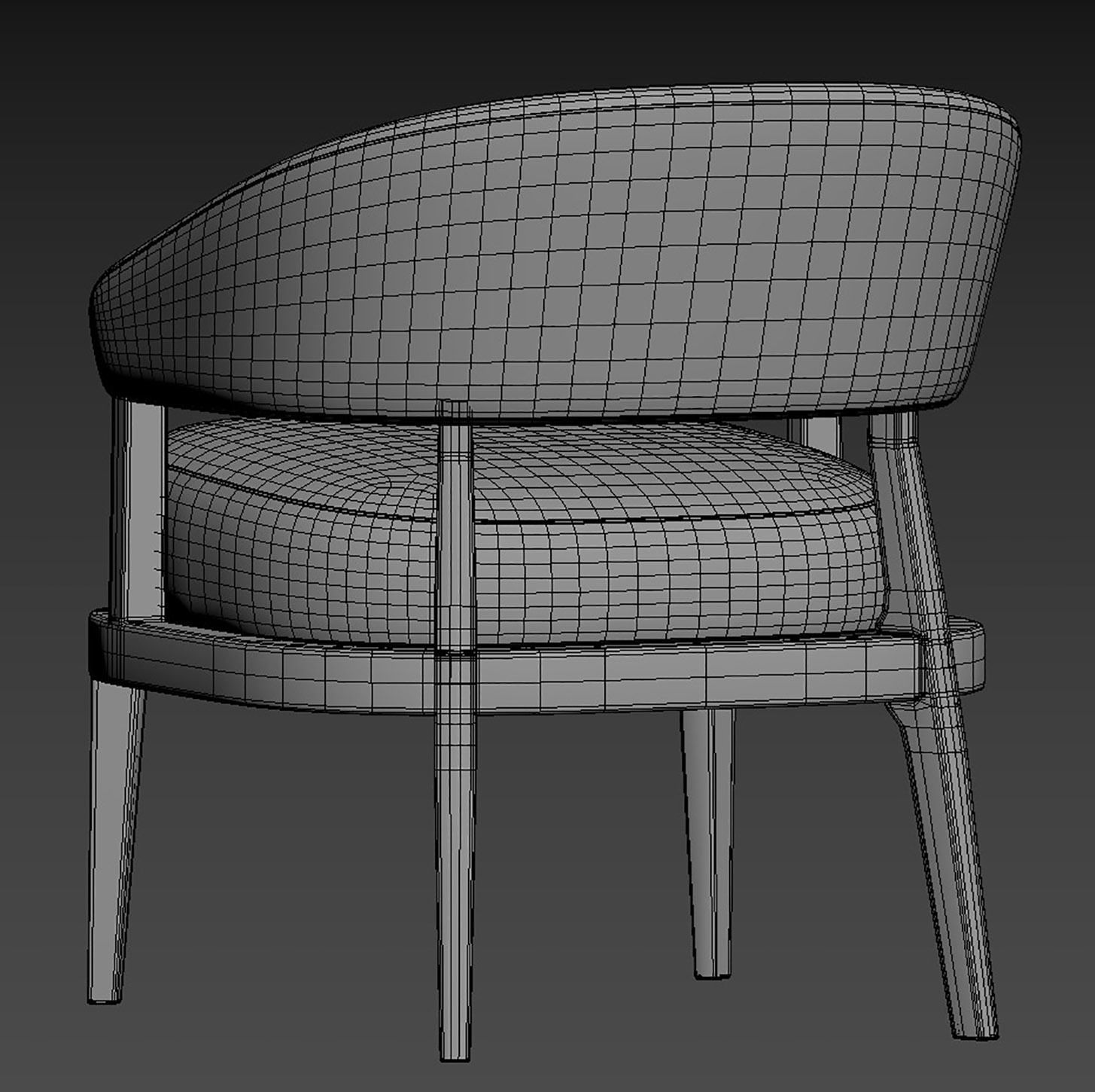 ECLIPSE Easy chair By Very Wood 3D model | CGTrader