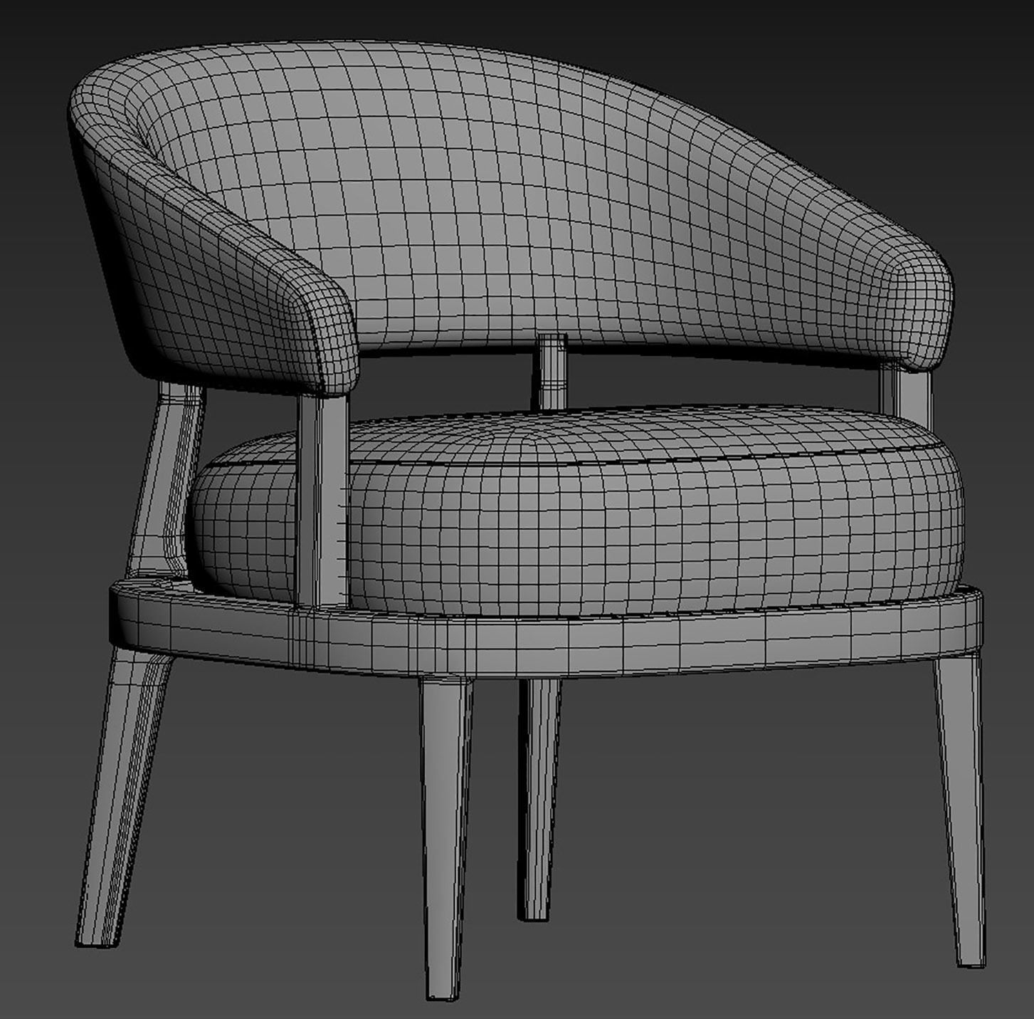 ECLIPSE Easy chair By Very Wood 3D model | CGTrader