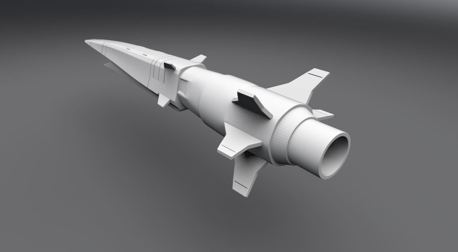 Zircon Hypersonic scale model 3D model 3D printable | CGTrader
