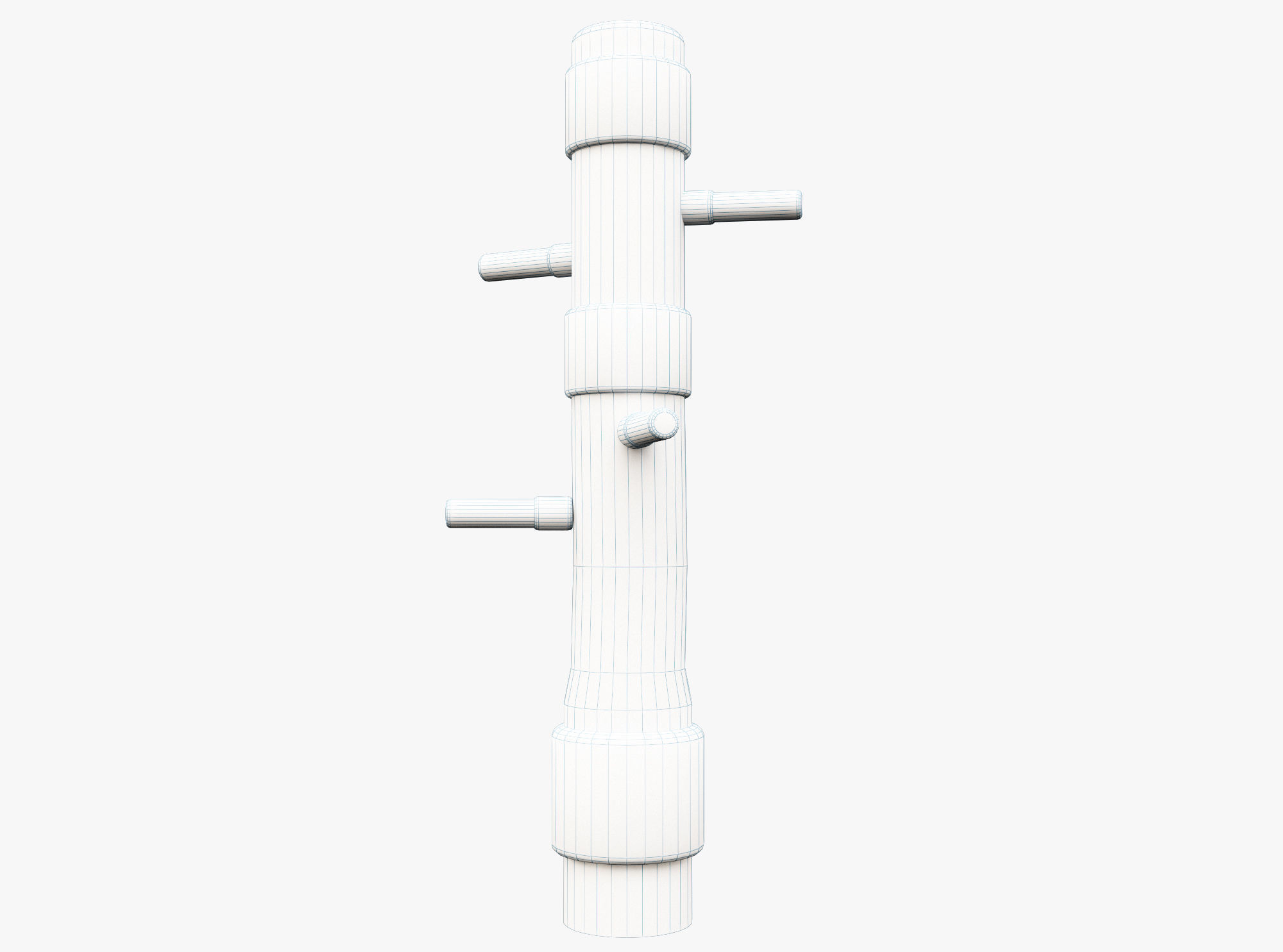 3D model wooden practice dummy VR / AR / low-poly | CGTrader