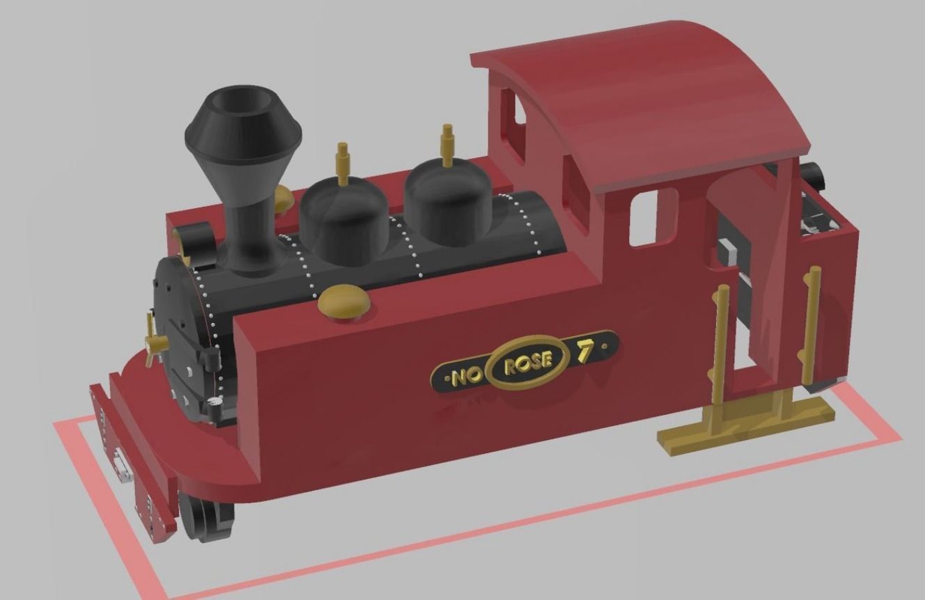 Freelance OO9 Fowler Locomotive 3D model 3D printable | CGTrader