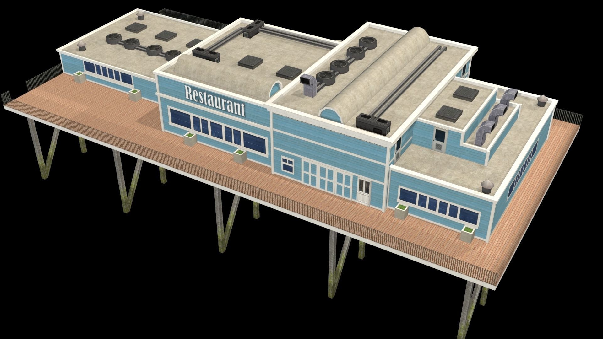 Low Poly City Buildings Set 01 - 24 Buildings 3D model | CGTrader