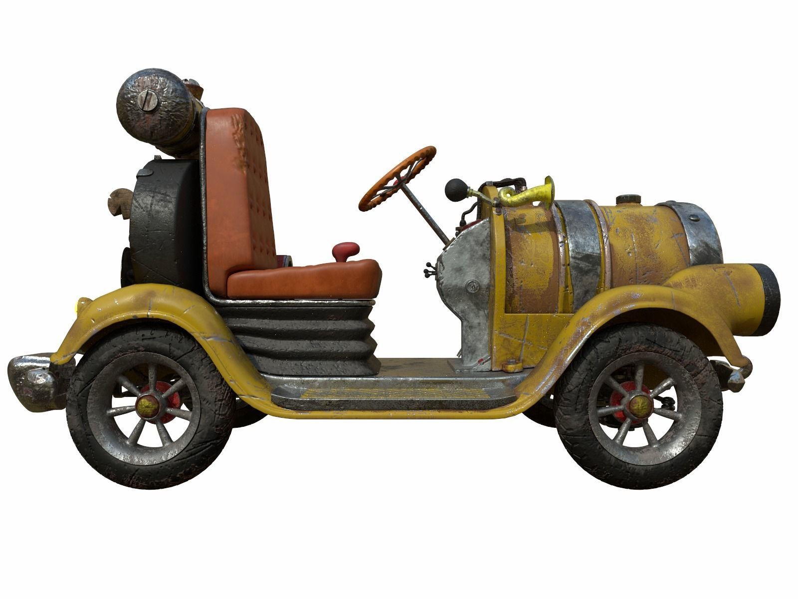 Syrup car free 3D model rigged | CGTrader