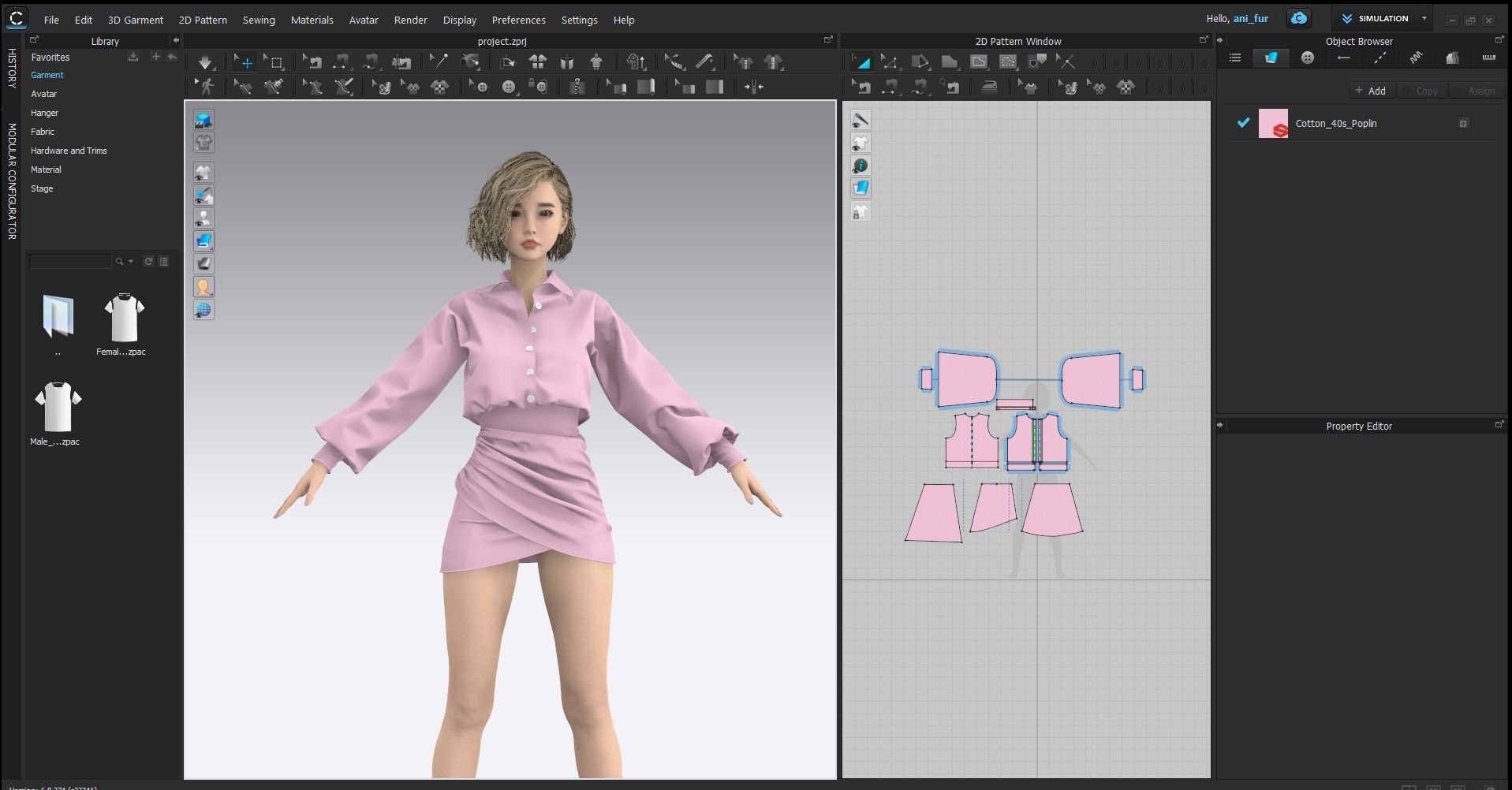 Female Outfit Marvelous Designer 3d Model Cgtrader