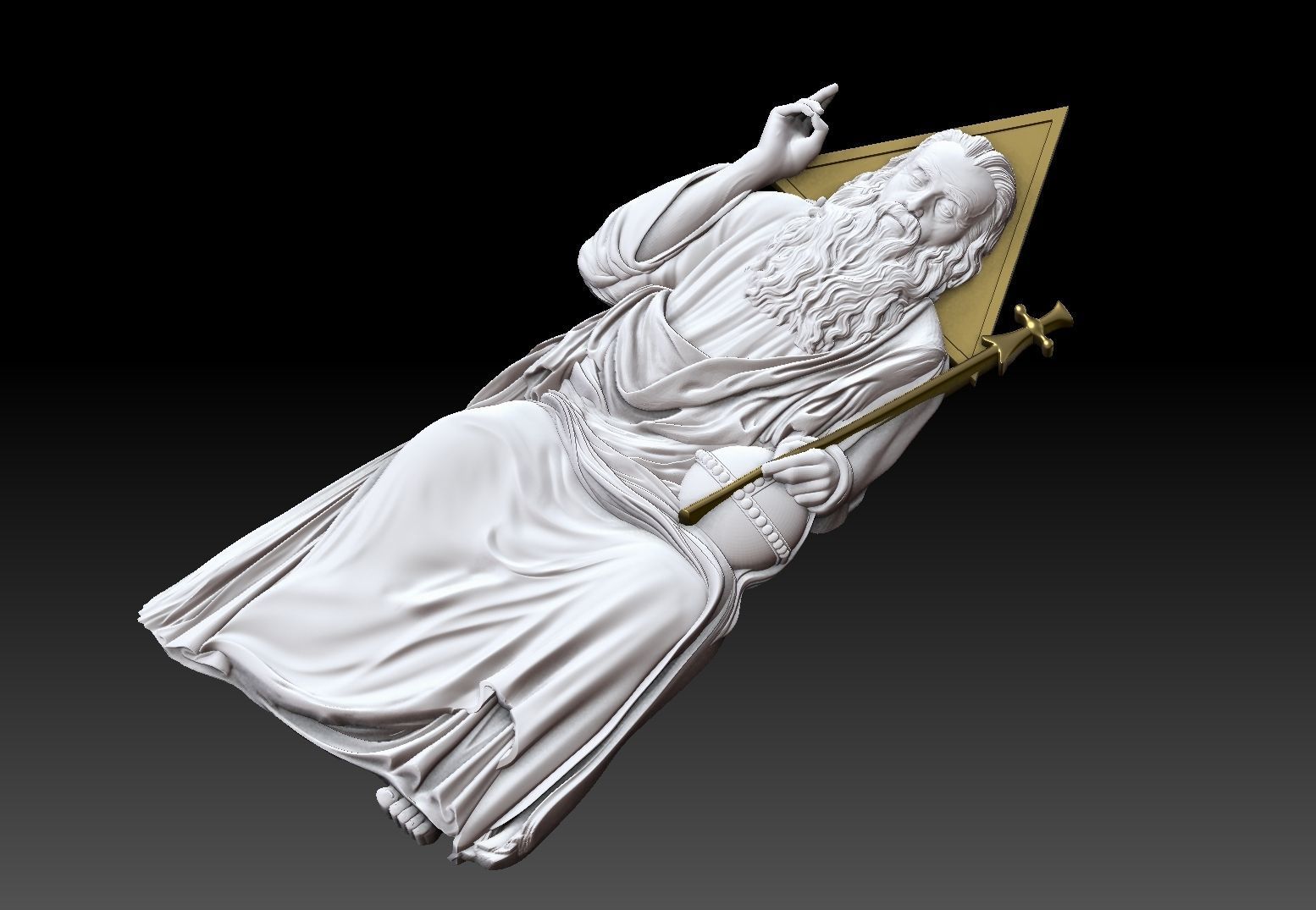christian god 3D model 3D printable | CGTrader