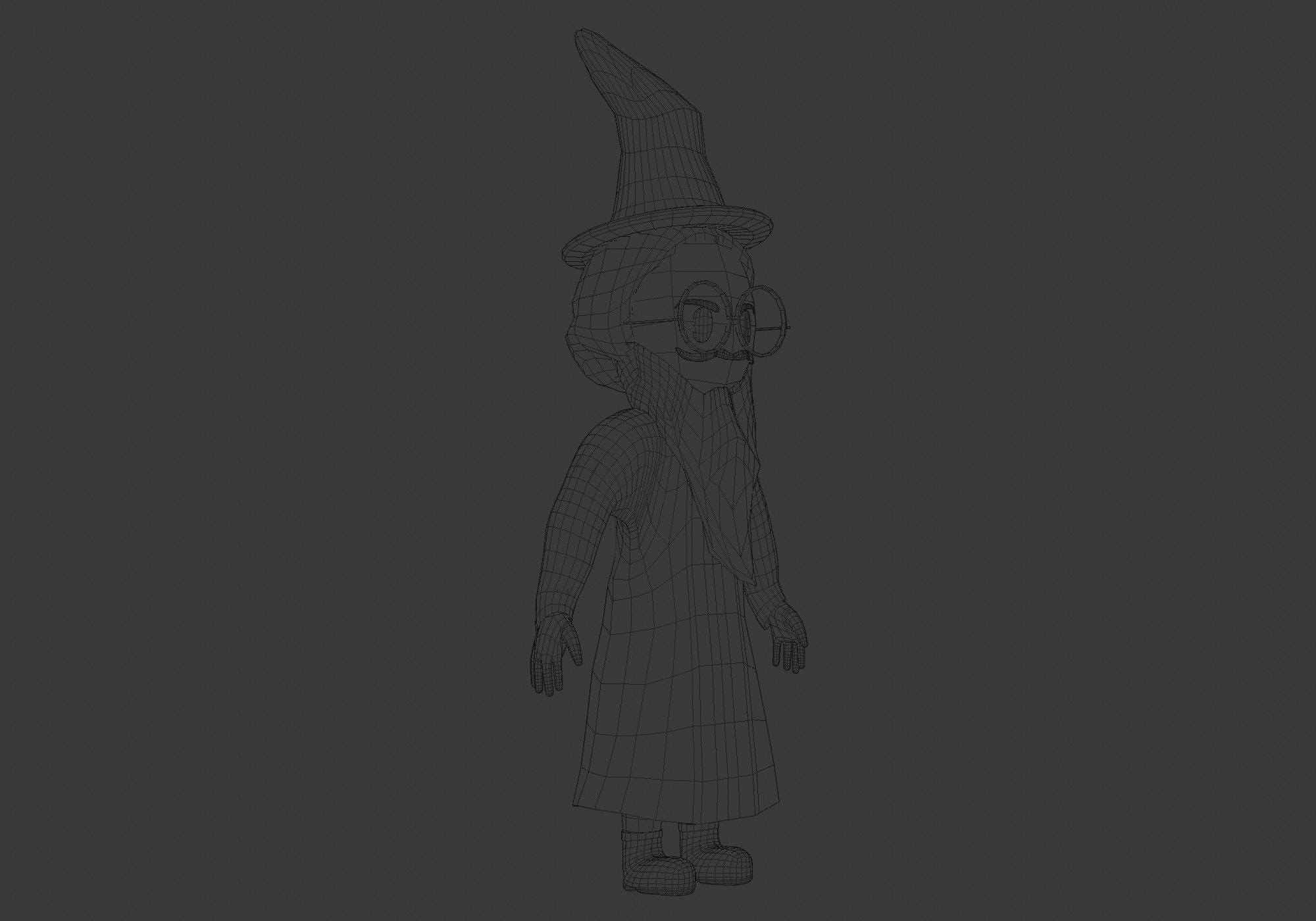 3D model male cartoon wizard VR / AR / low-poly | CGTrader