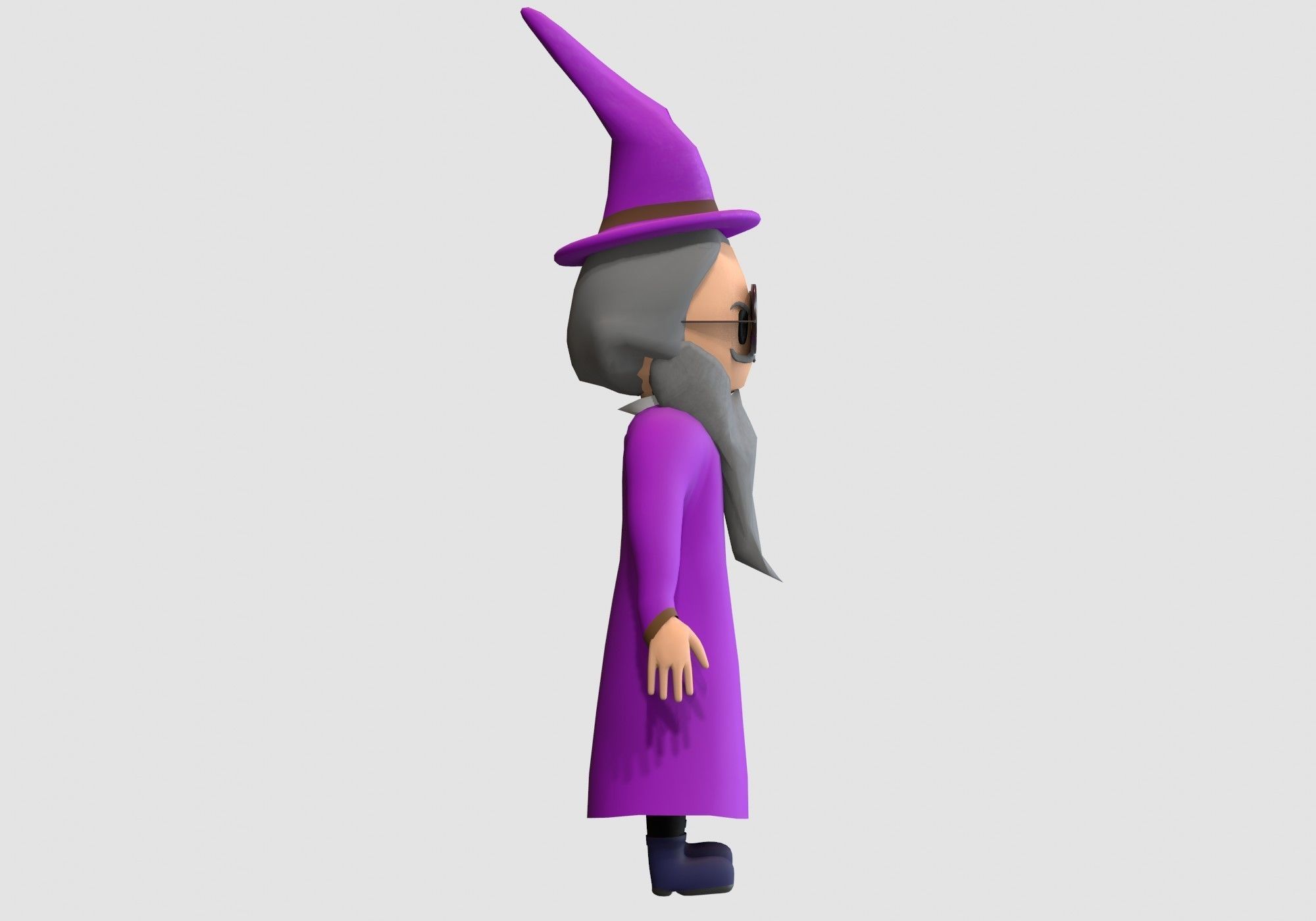 3D model male cartoon wizard VR / AR / low-poly | CGTrader
