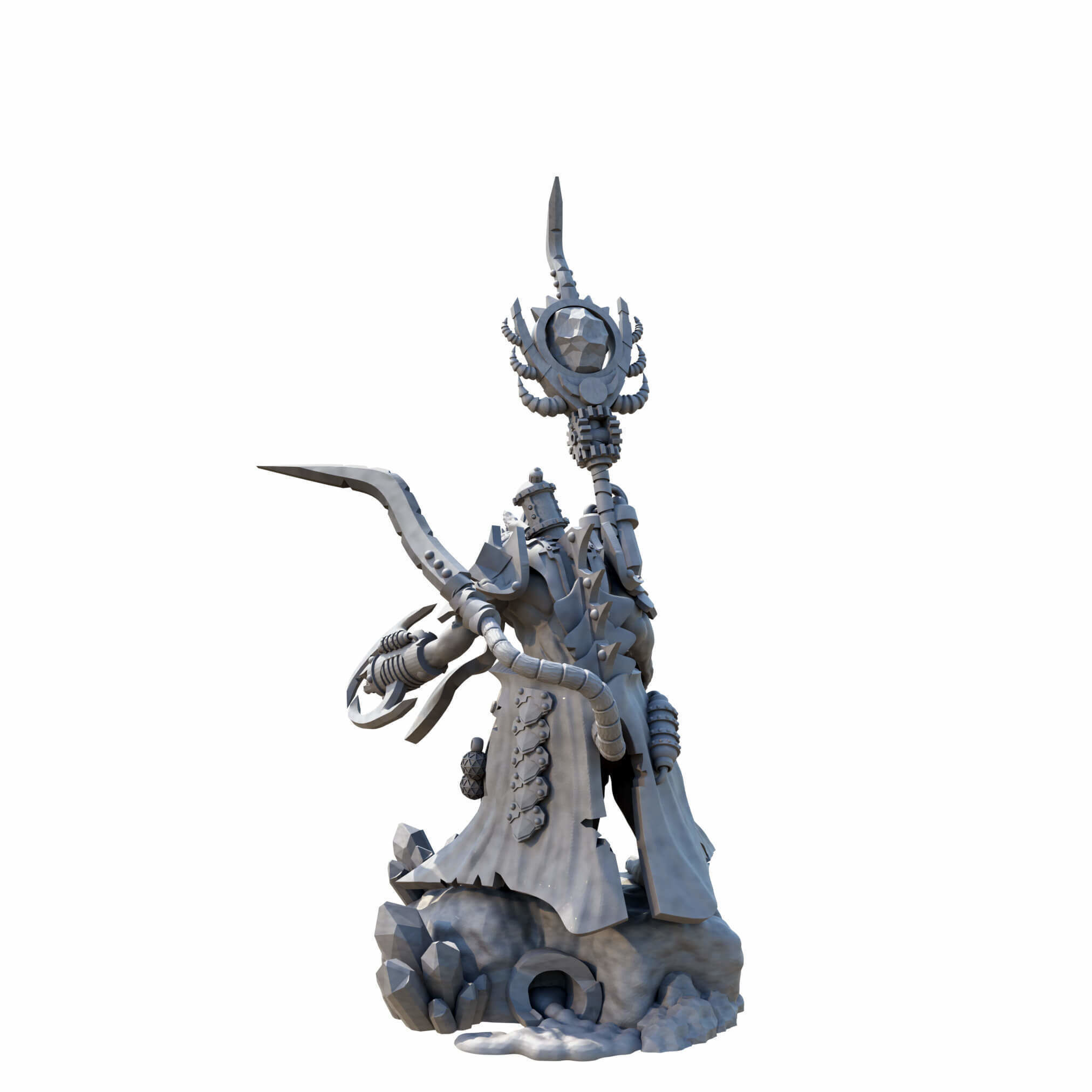 Ratkin Supreme Warlock Fantasy Resin Miniature 3D model 3D printable ...