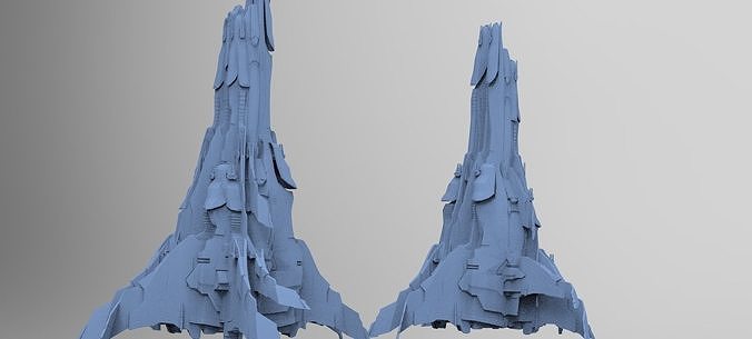 Star Glider Ship 7 3D model | CGTrader