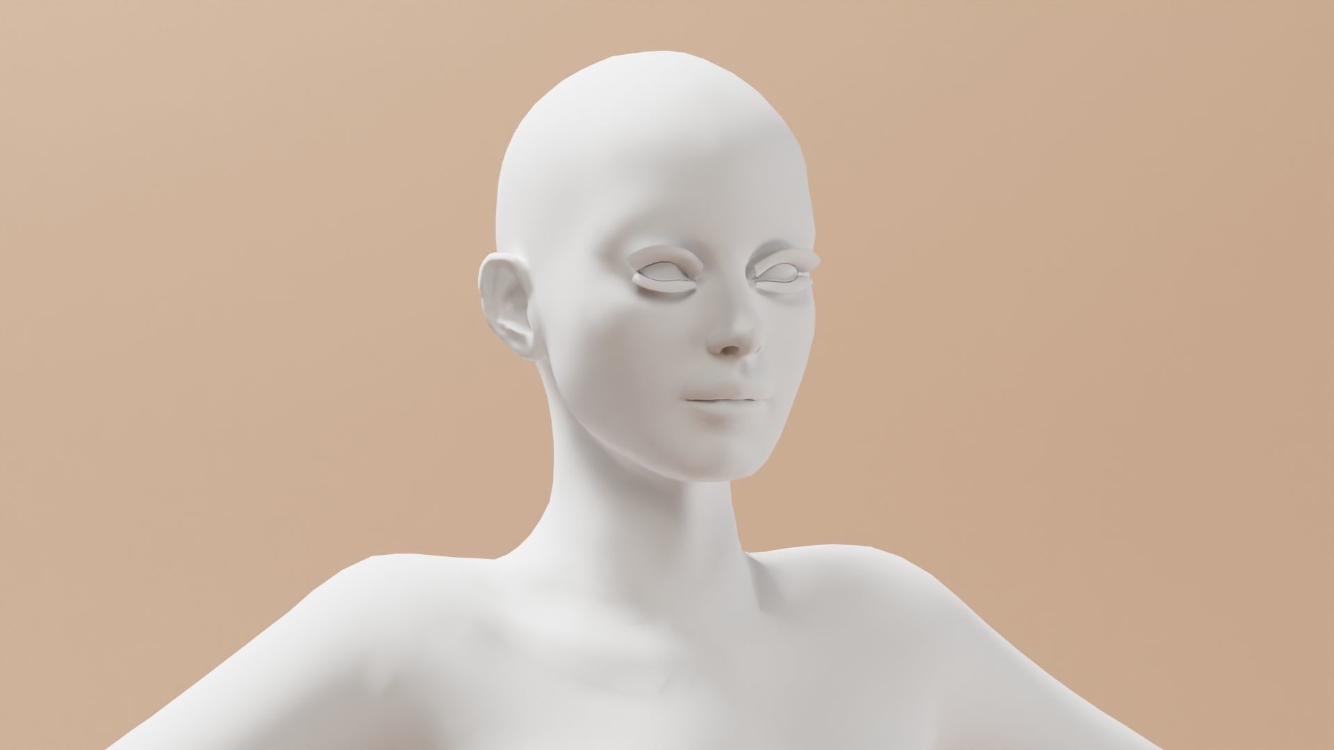Base Meshes Characters Starter Kit High-Poly Pack 3D model rigged ...