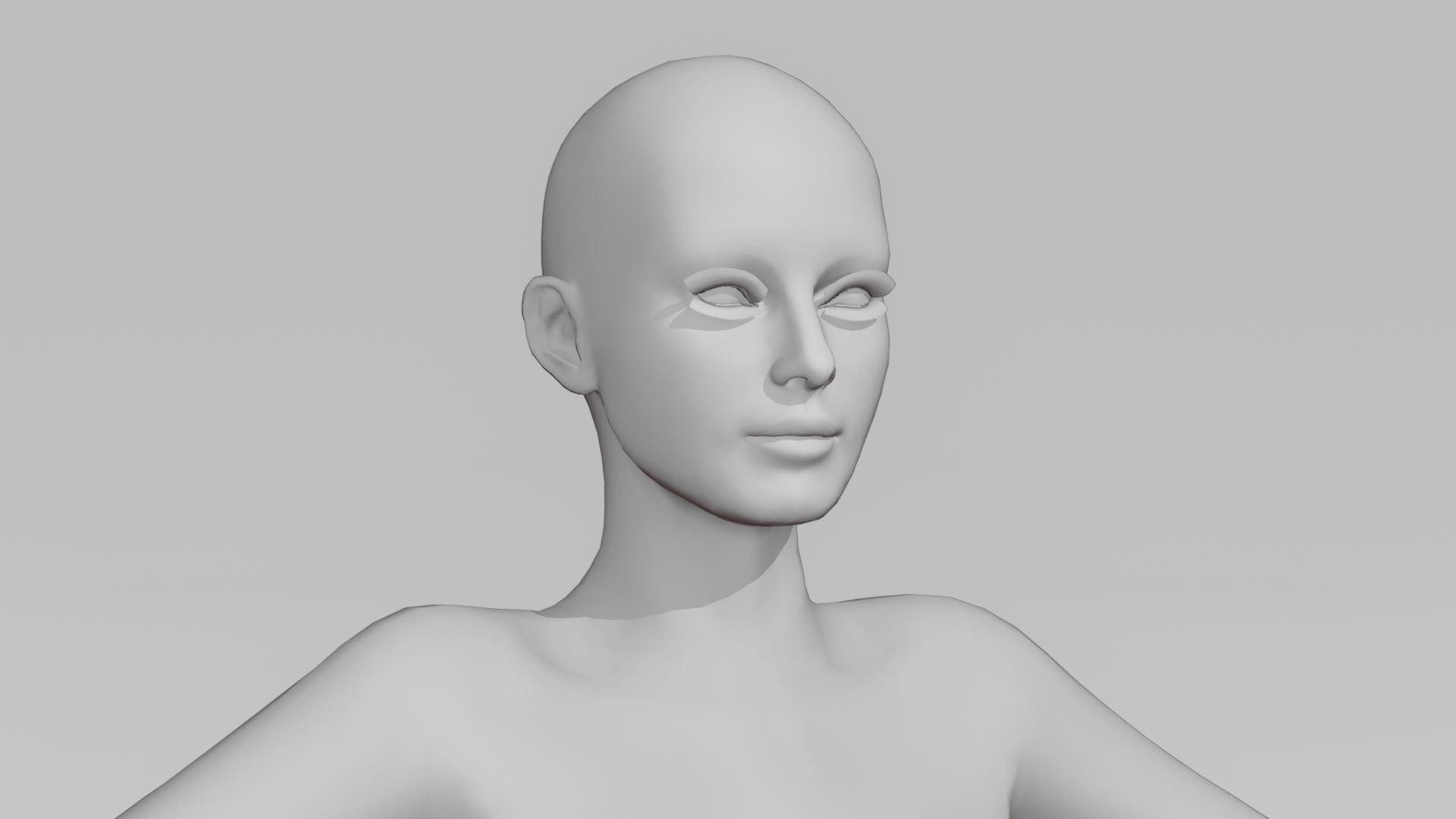 Base Meshes Characters Starter Kit High-Poly Pack 3D model rigged ...