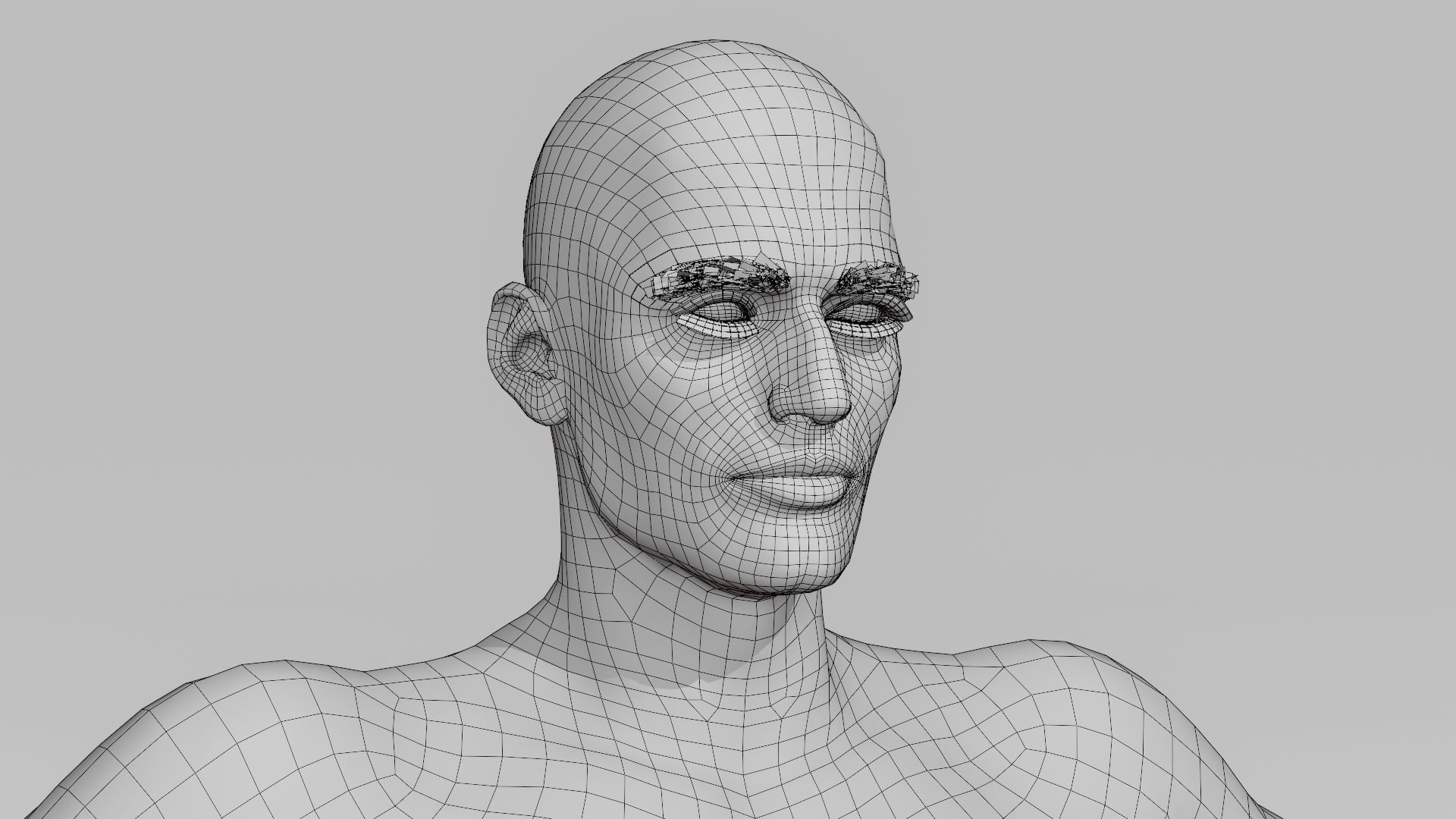 Base Meshes Characters Starter Kit High-Poly Pack 3D model rigged ...