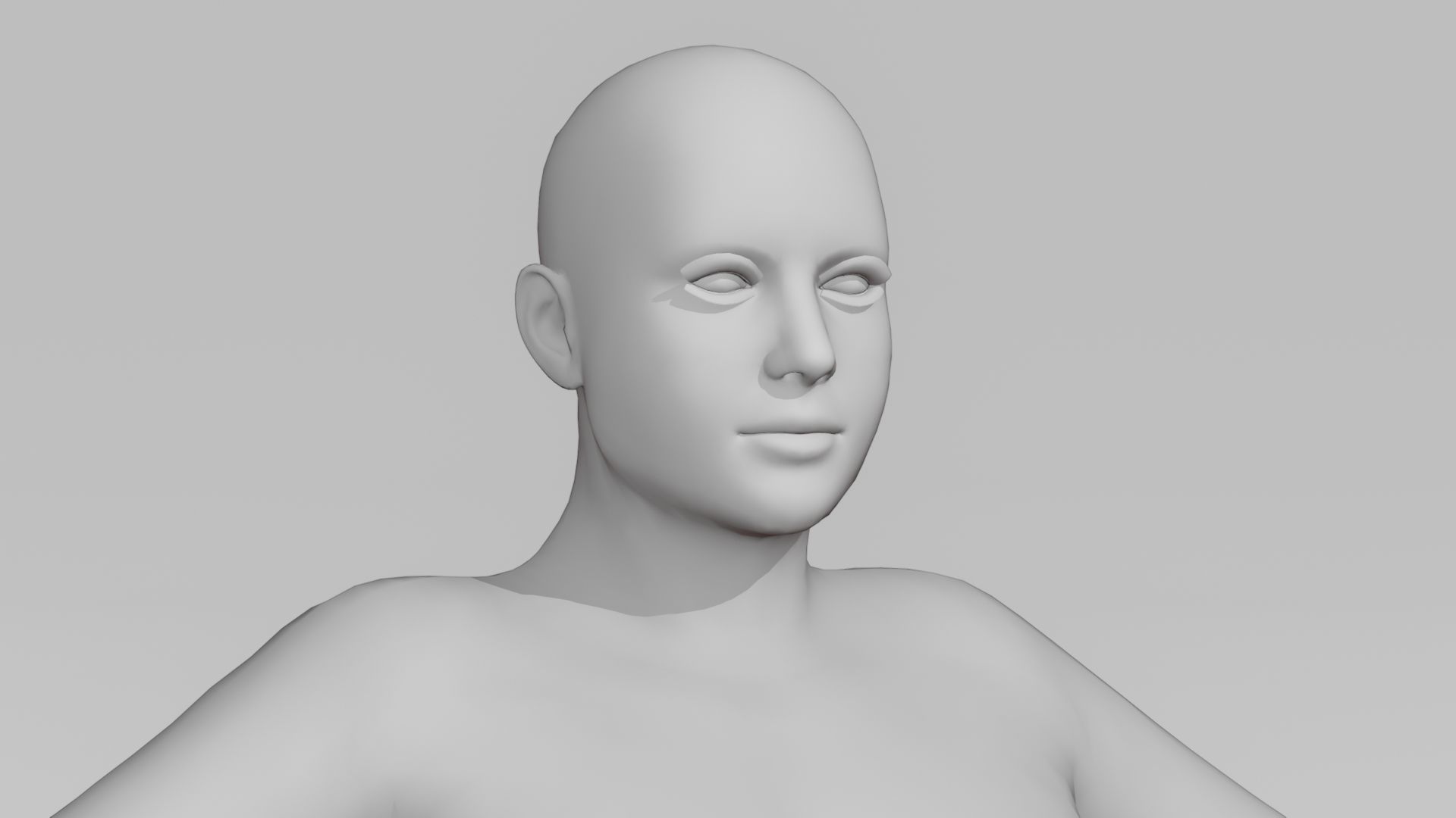 Female Base Mesh Jessy High-Poly free 3D model rigged | CGTrader