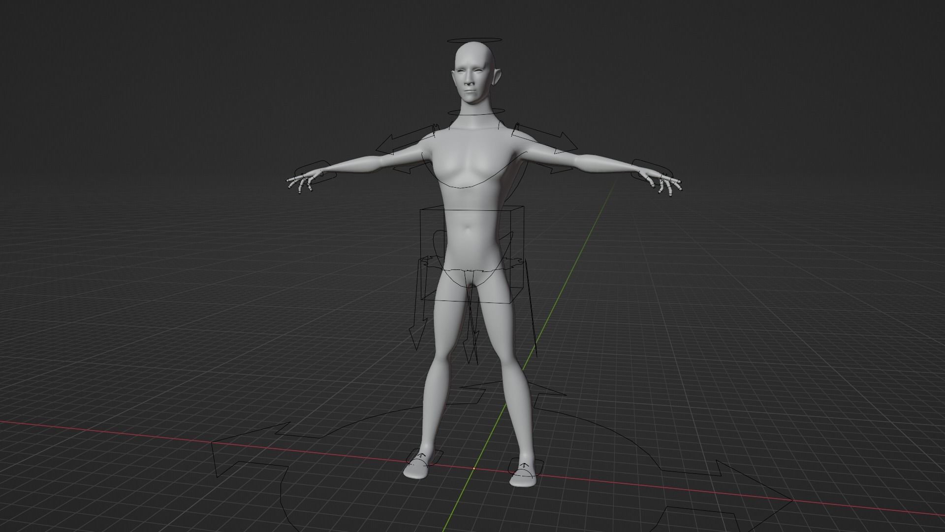 Character man free 3D model rigged | CGTrader