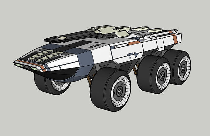 3D model Mako MassEffect VR / AR / low-poly | CGTrader