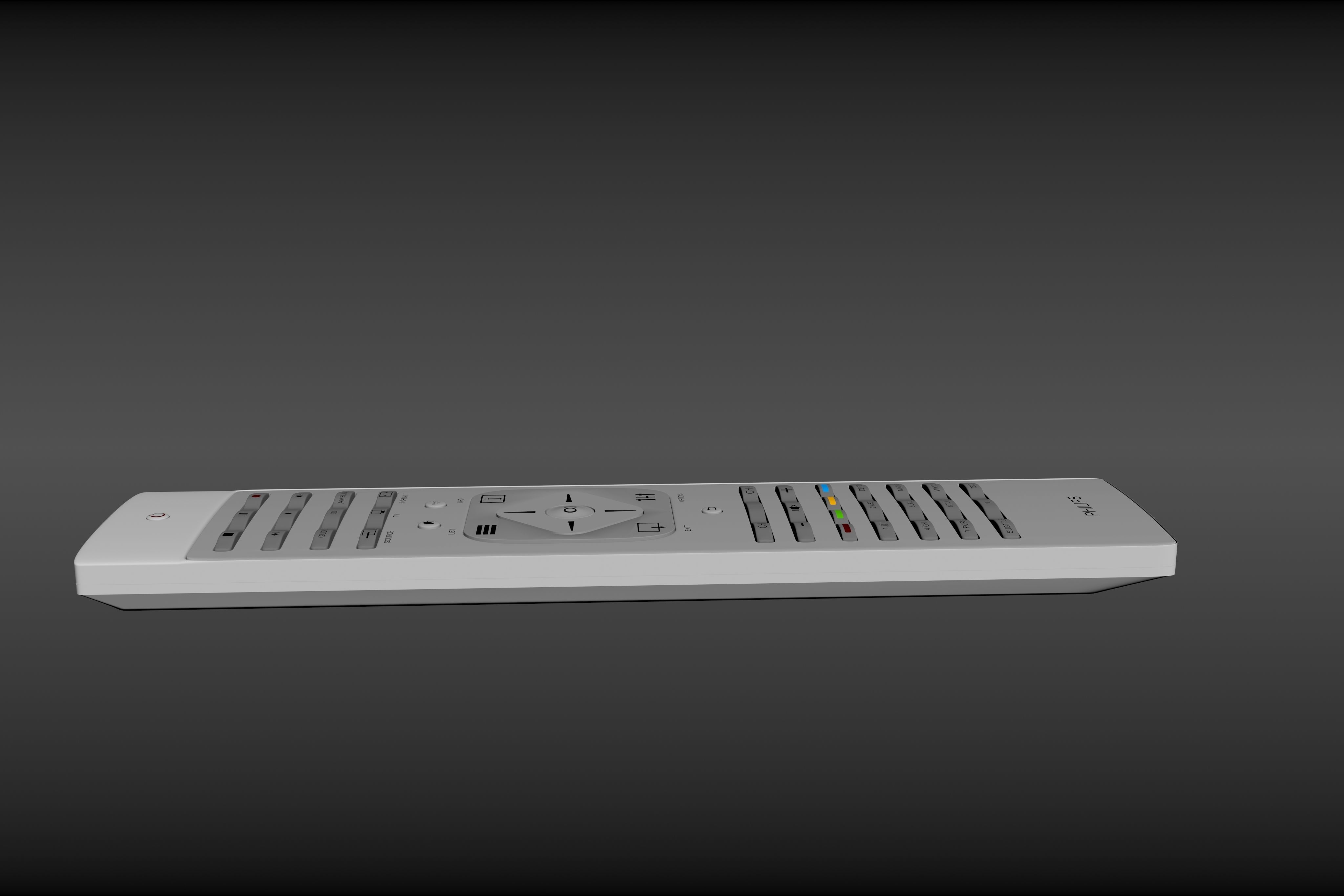 TV remote 3D model | CGTrader