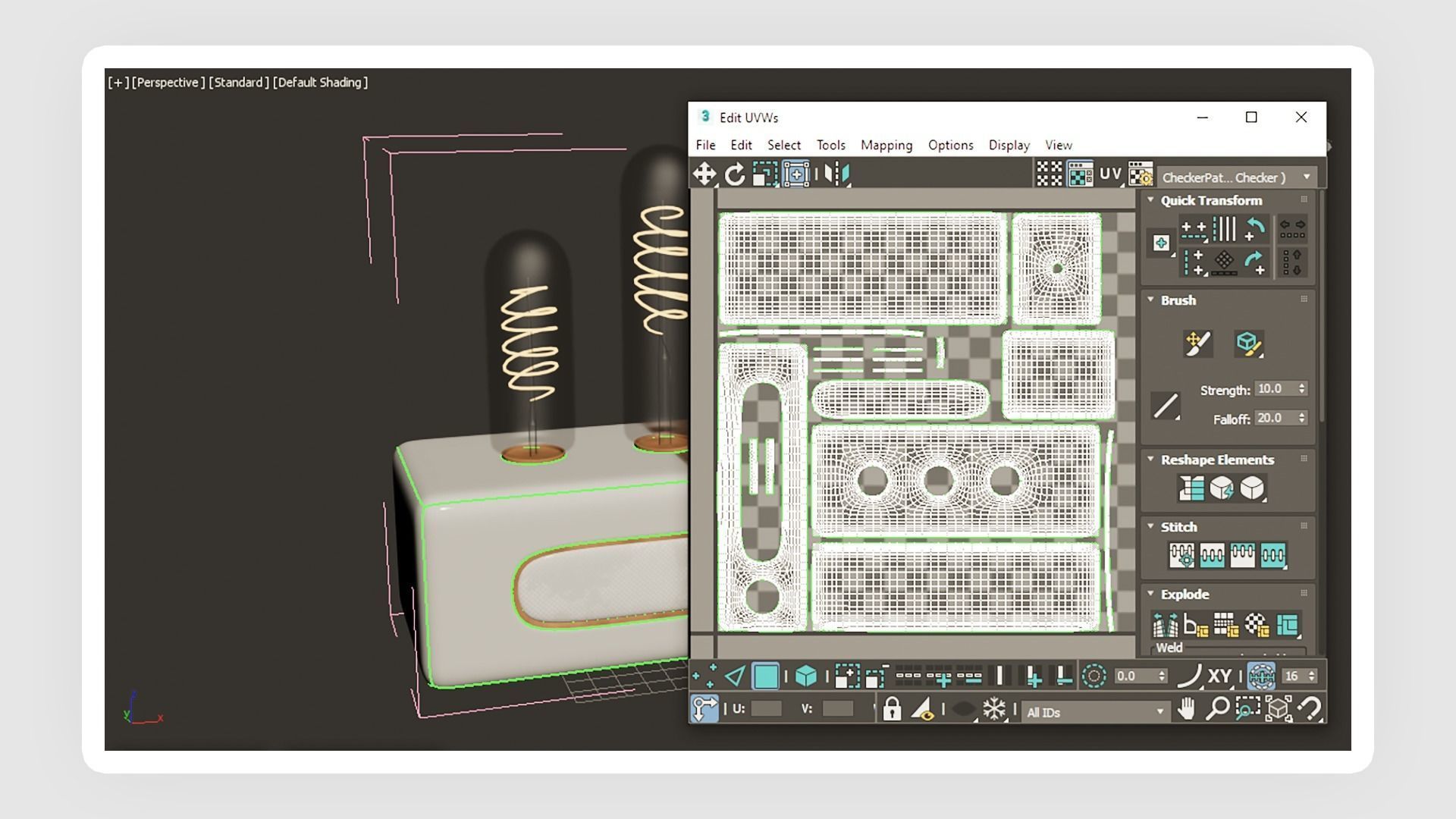 3D model Radio Lamp 02 VR / AR / low-poly | CGTrader