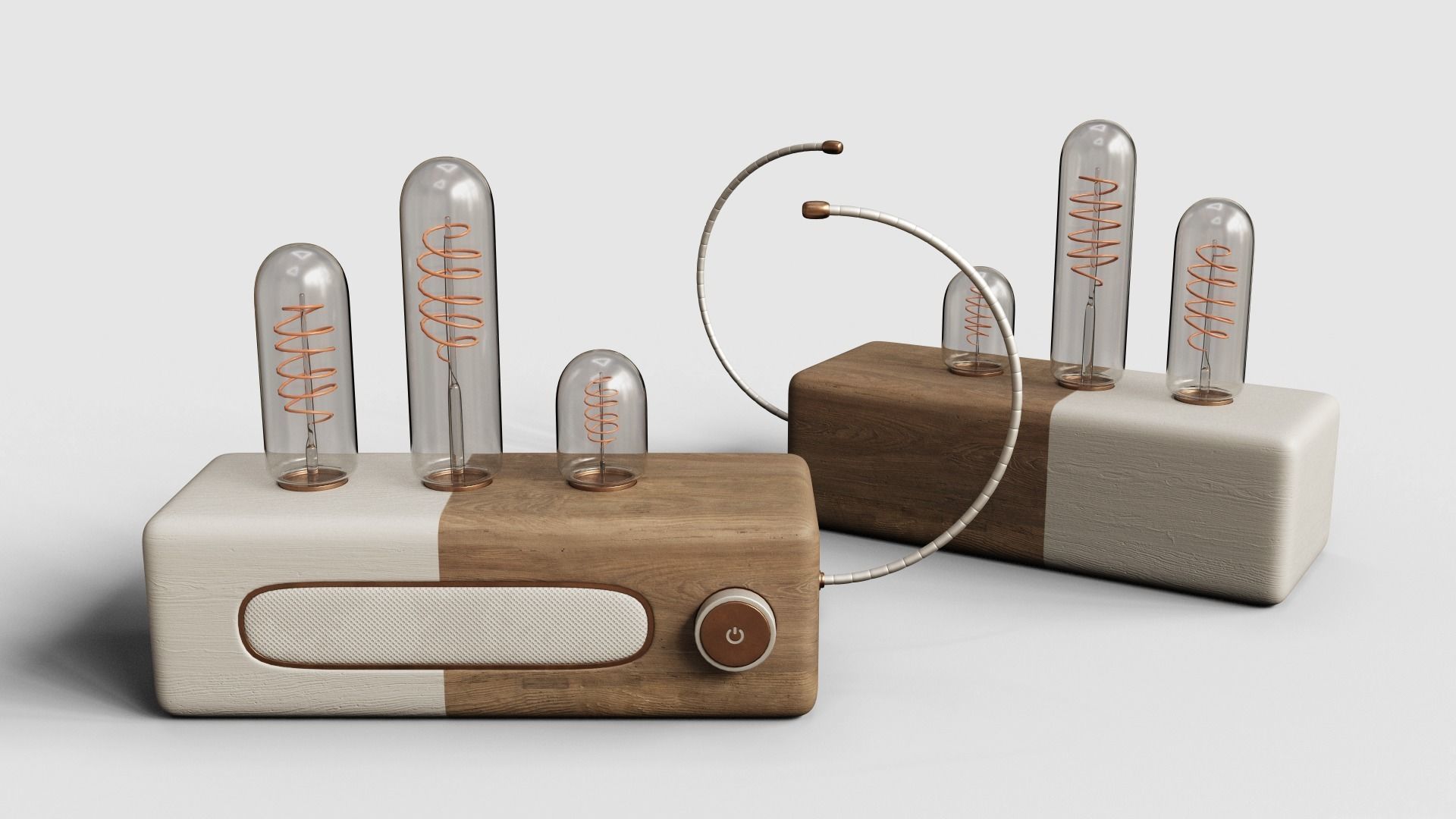 3D model Radio Lamp 02 VR / AR / low-poly | CGTrader