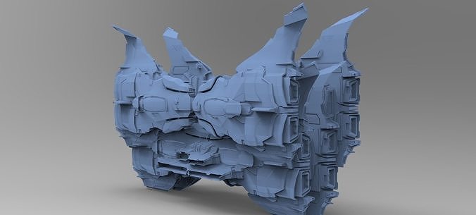 Space Roamer Mining laser Architecture 2 3D model | CGTrader