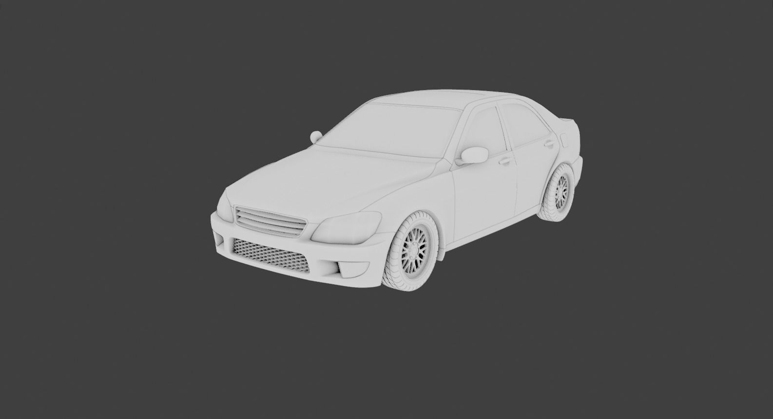 Lexus is300 3D model | CGTrader