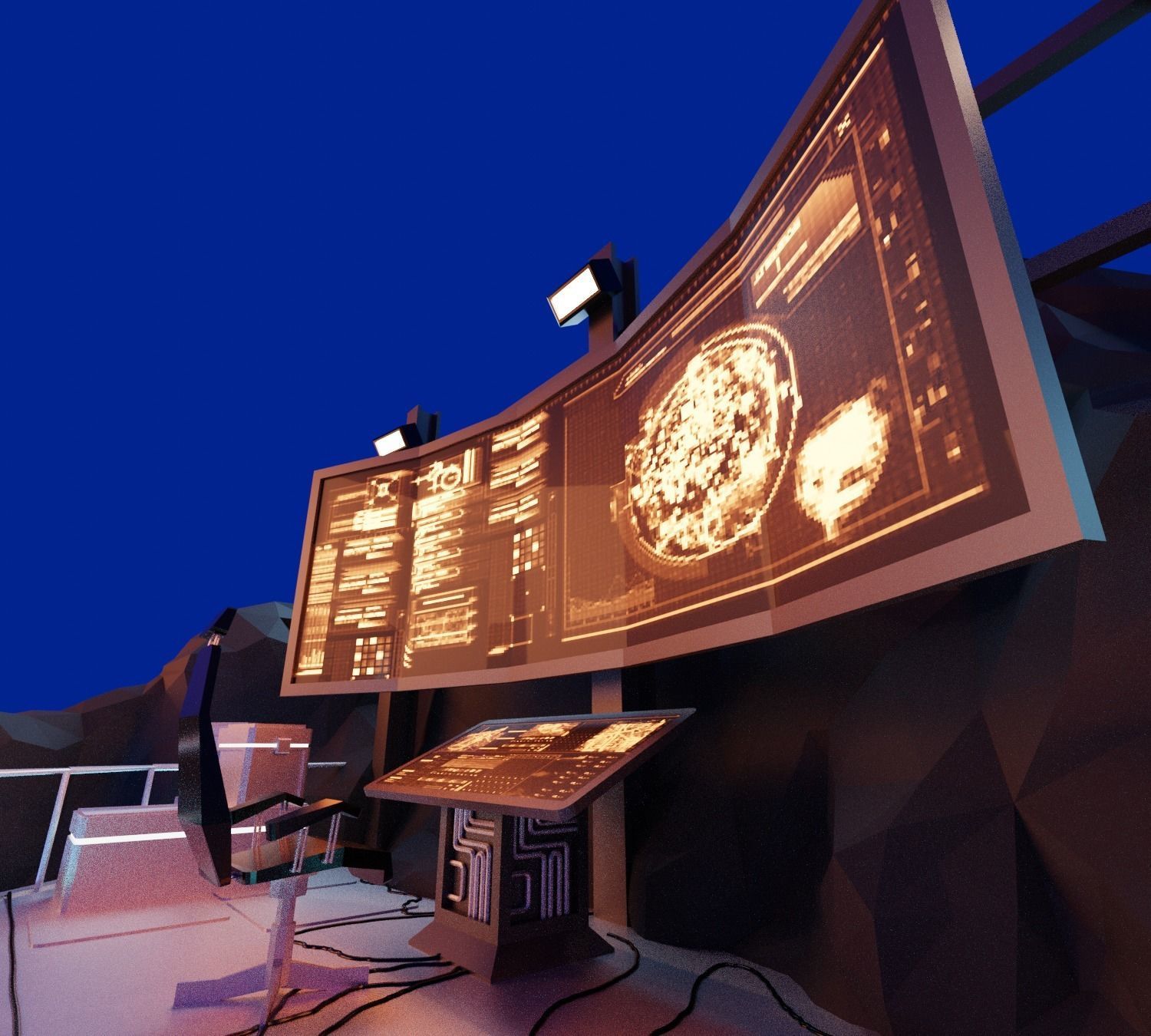 Cartoon Batcave 3D model | CGTrader