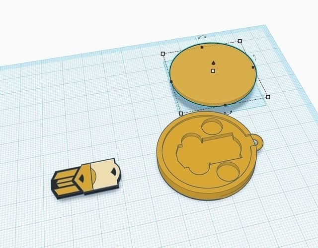 The Grey Man memory stick 3D model 3D printable | CGTrader