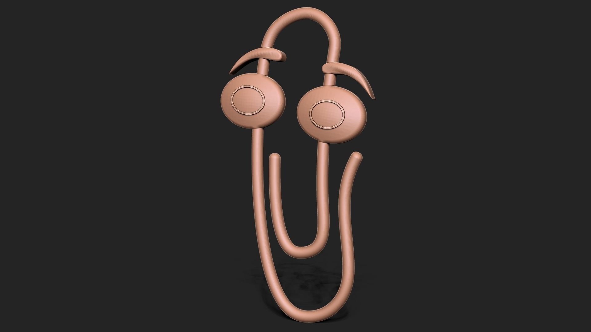 MS Office Clippy 3D model 3D printable | CGTrader