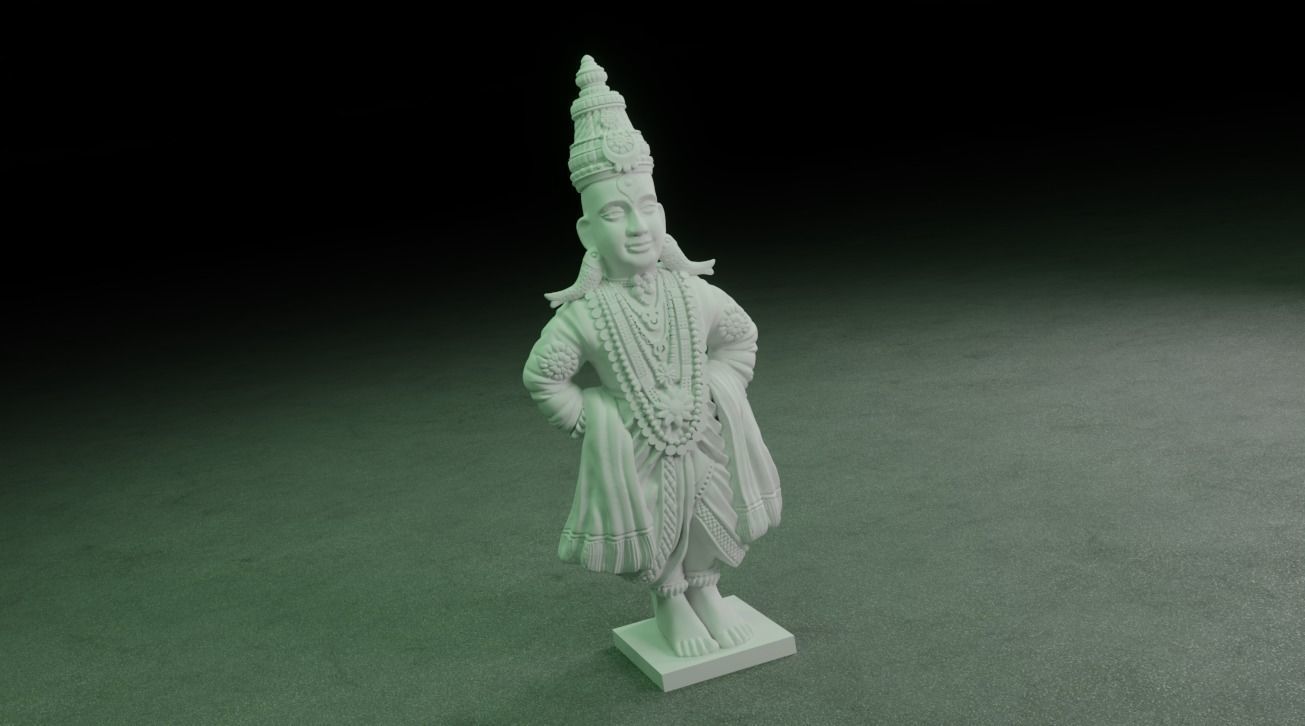 Vitthal Idol 3D Printable model 3D model 3D printable | CGTrader