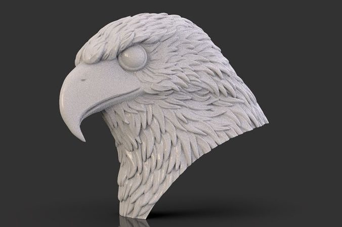 Eagle Head 3D model 3D printable | CGTrader