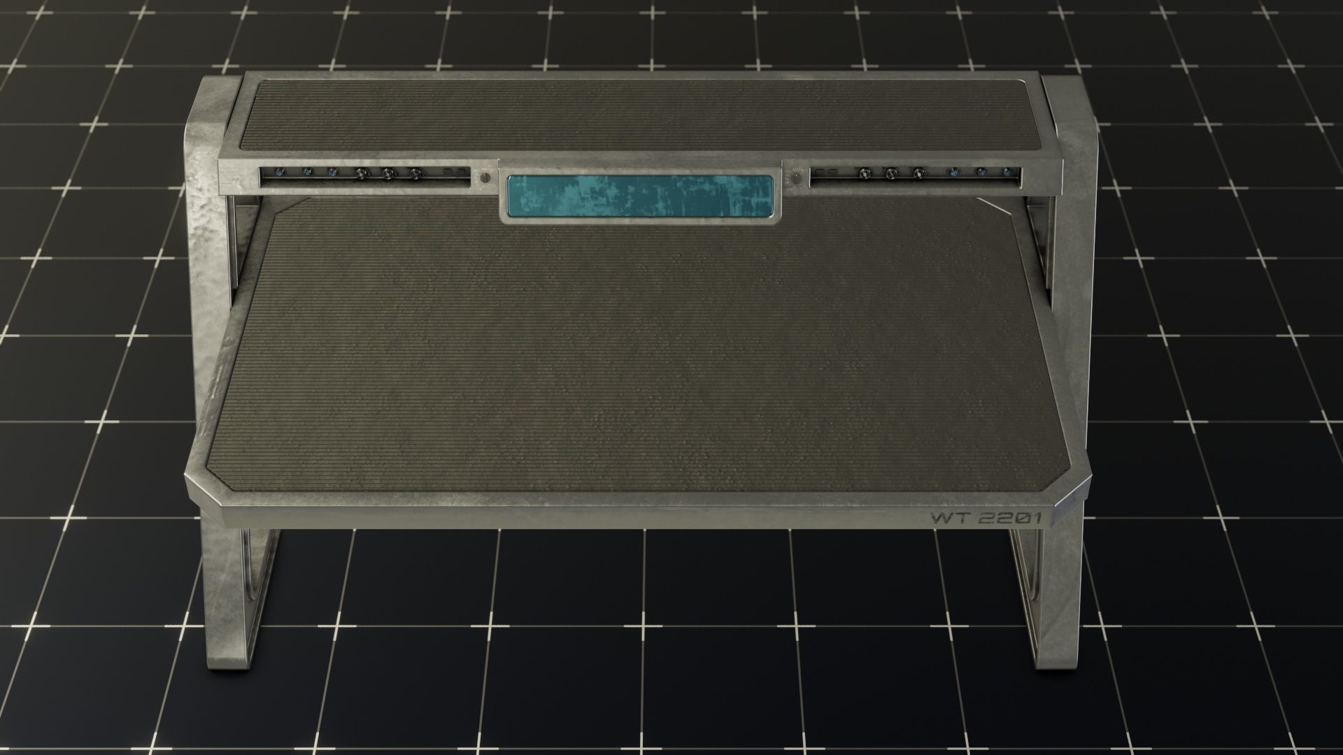 Sci-Fi Table 3D model | CGTrader