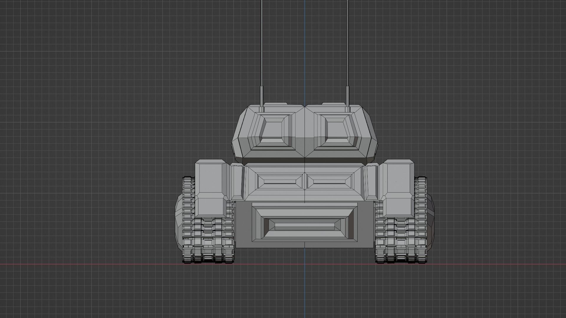3D model Tank - Scifi - Terminator Mk1 VR / AR / low-poly | CGTrader