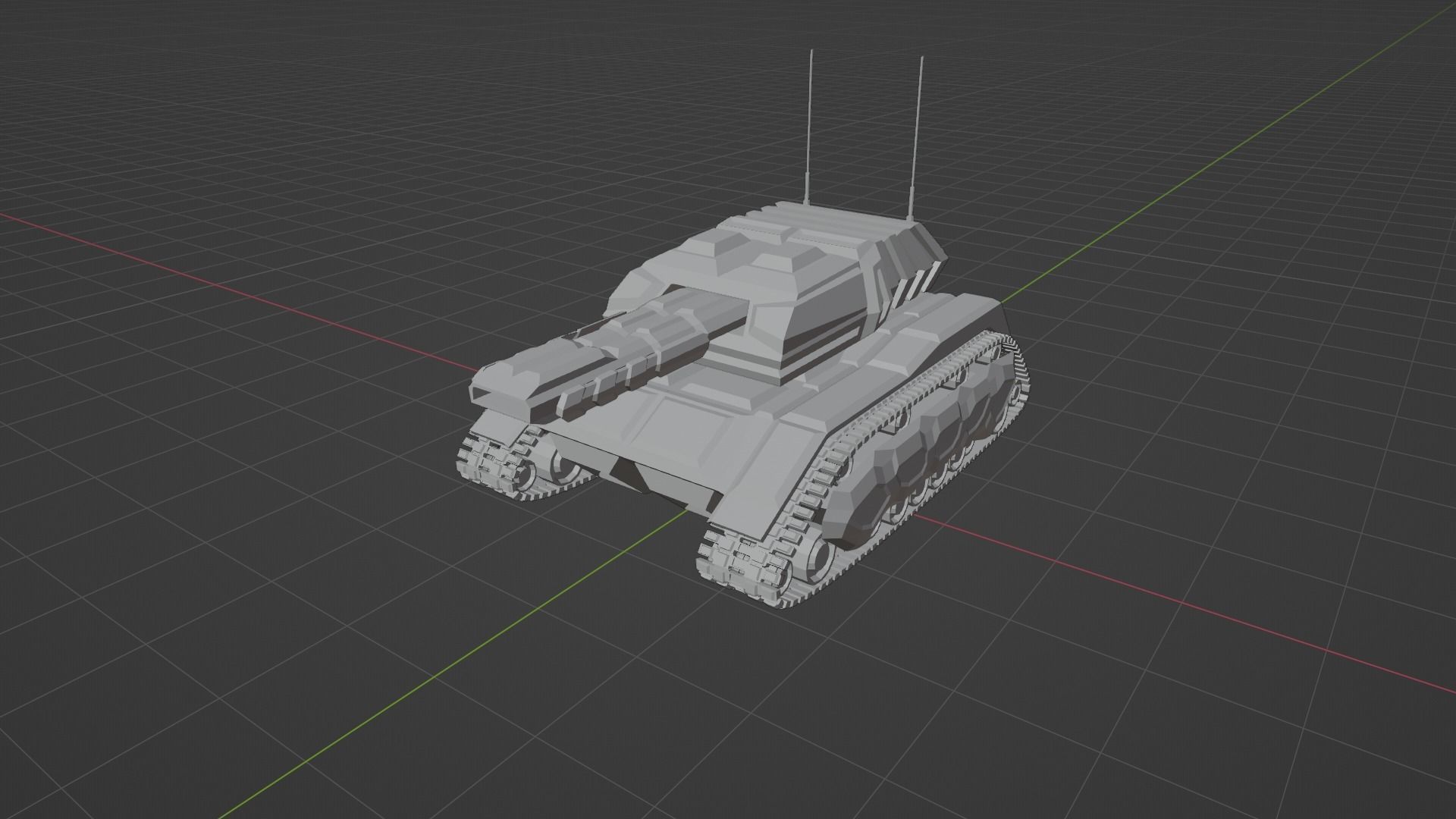 3D model Tank - Scifi - Terminator Mk1 VR / AR / low-poly | CGTrader