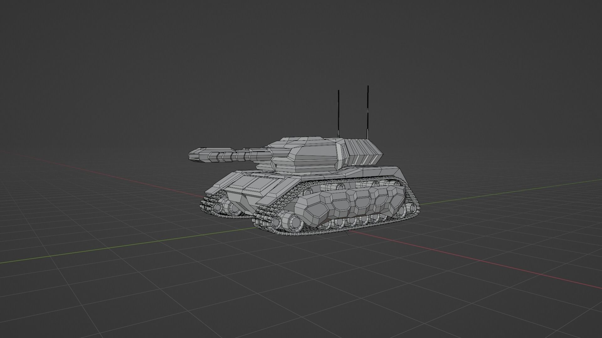 3D model Tank - Scifi - Terminator Mk1 VR / AR / low-poly | CGTrader