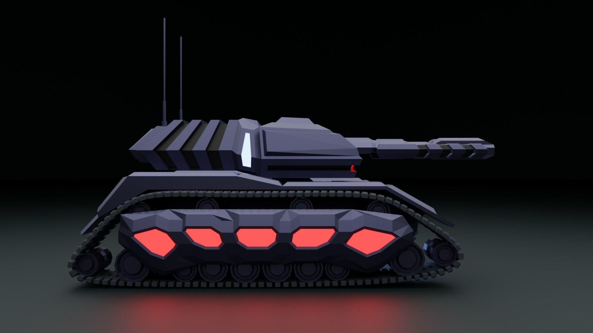 3D model Tank - Scifi - Terminator Mk1 VR / AR / low-poly | CGTrader