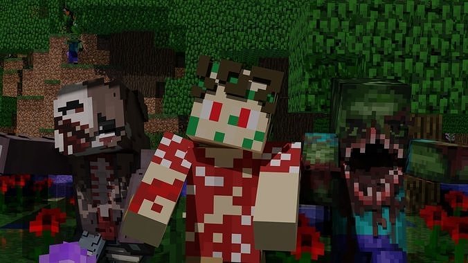 Minecraft Characters Zombie