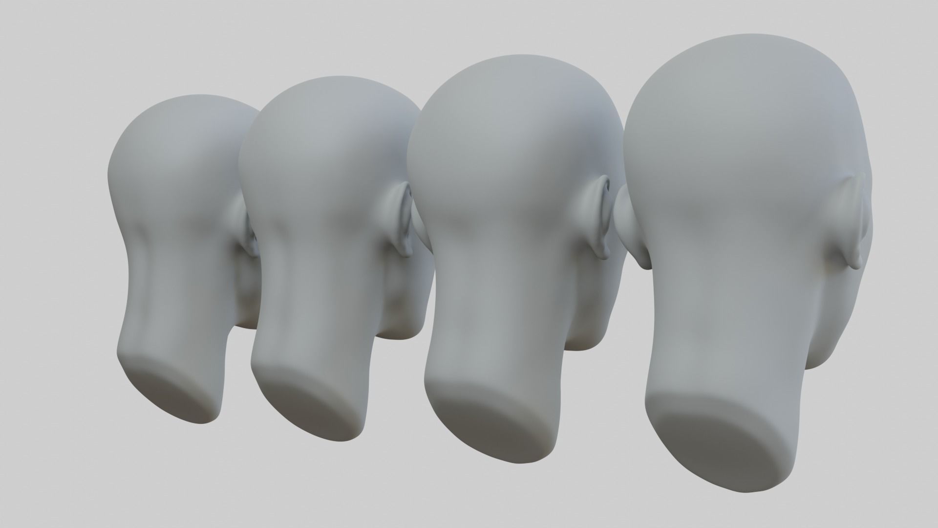 Woman Head Closed Eyes 3D model | CGTrader