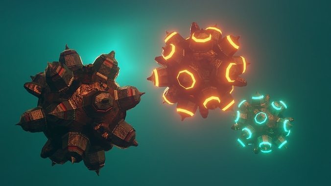 3D model Futuristic Mine VR / AR / low-poly | CGTrader