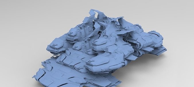 Space Roamer Mining laser Architecture 5 3D model | CGTrader